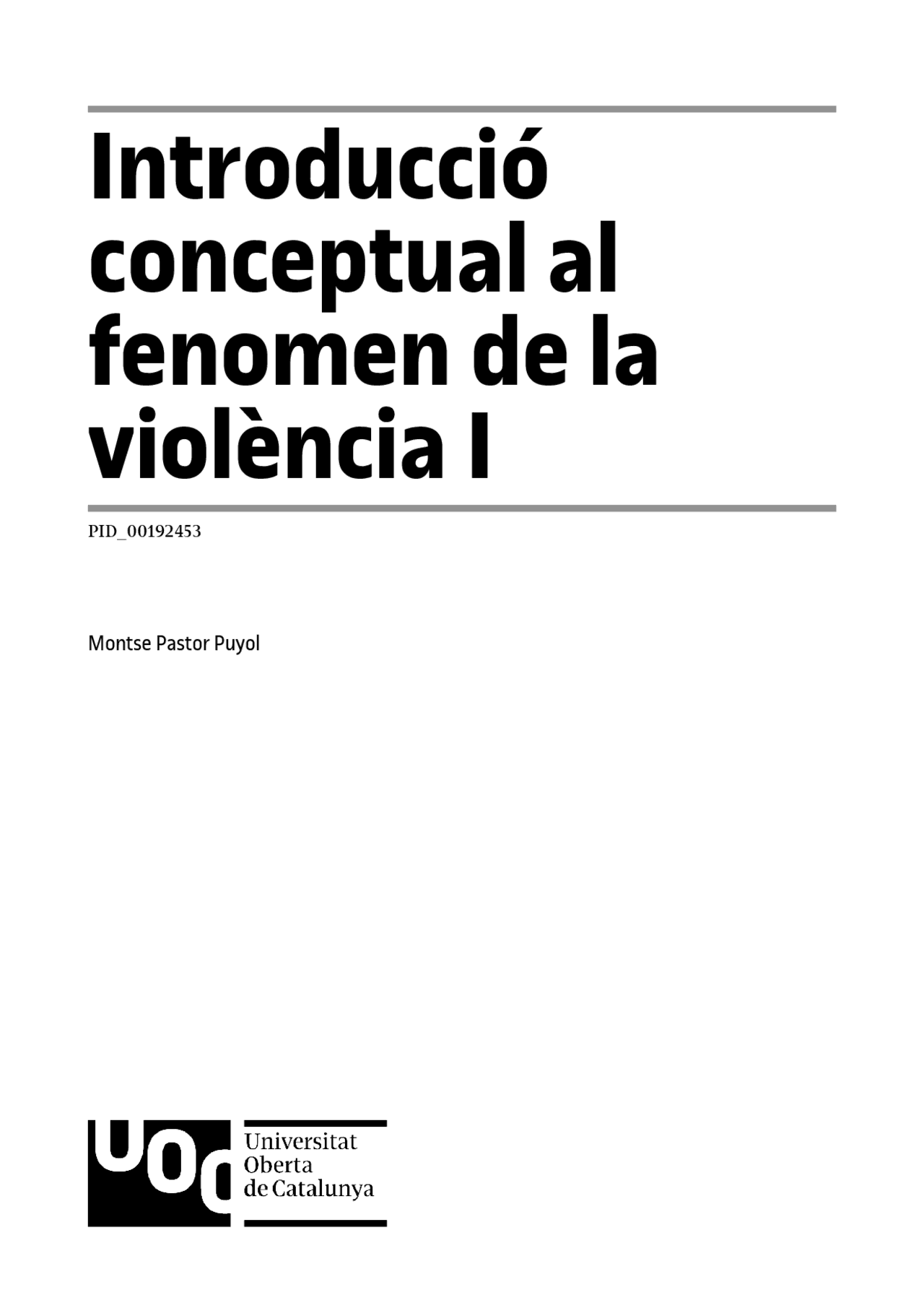 Modul 1 Violencies Prevencions I Accio Socioeducativa Docsity