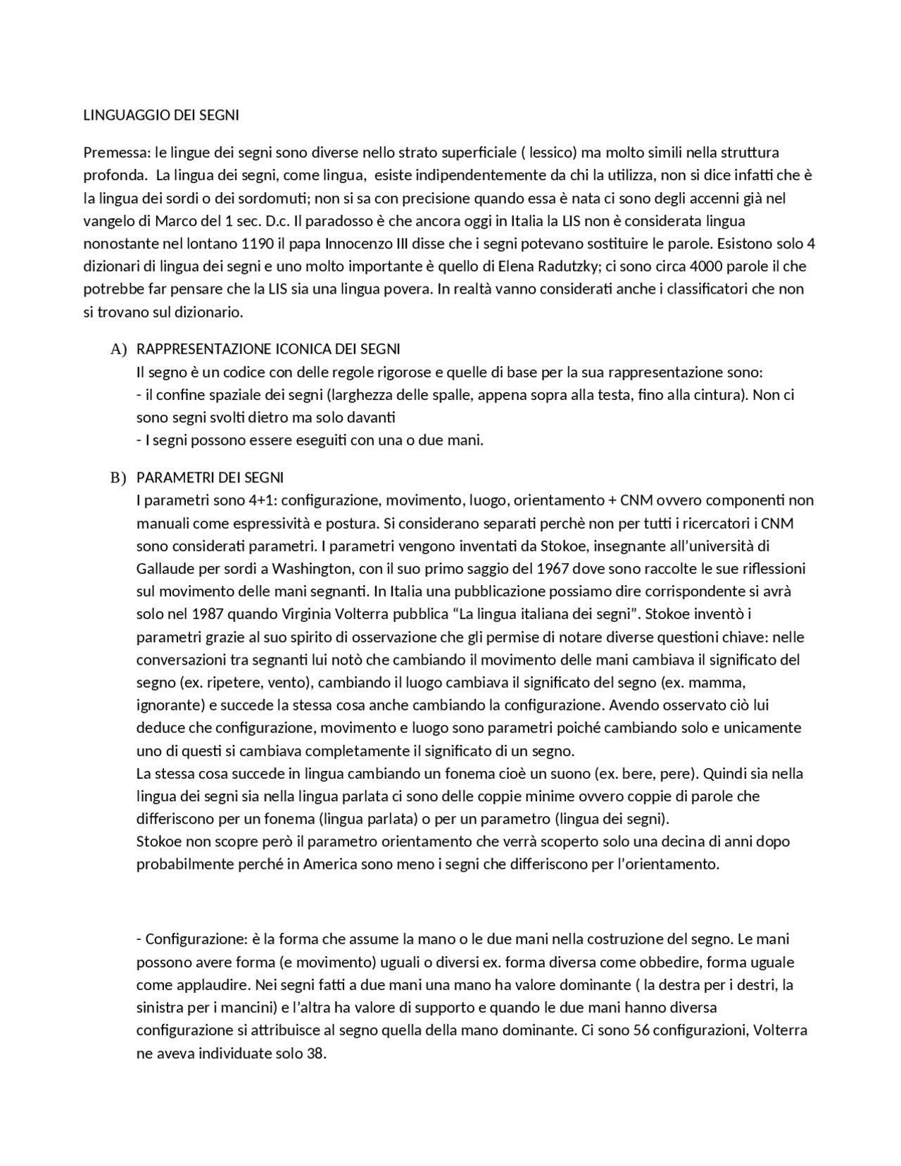 Concetti Principali Lis Appunti Di Lingue Docsity