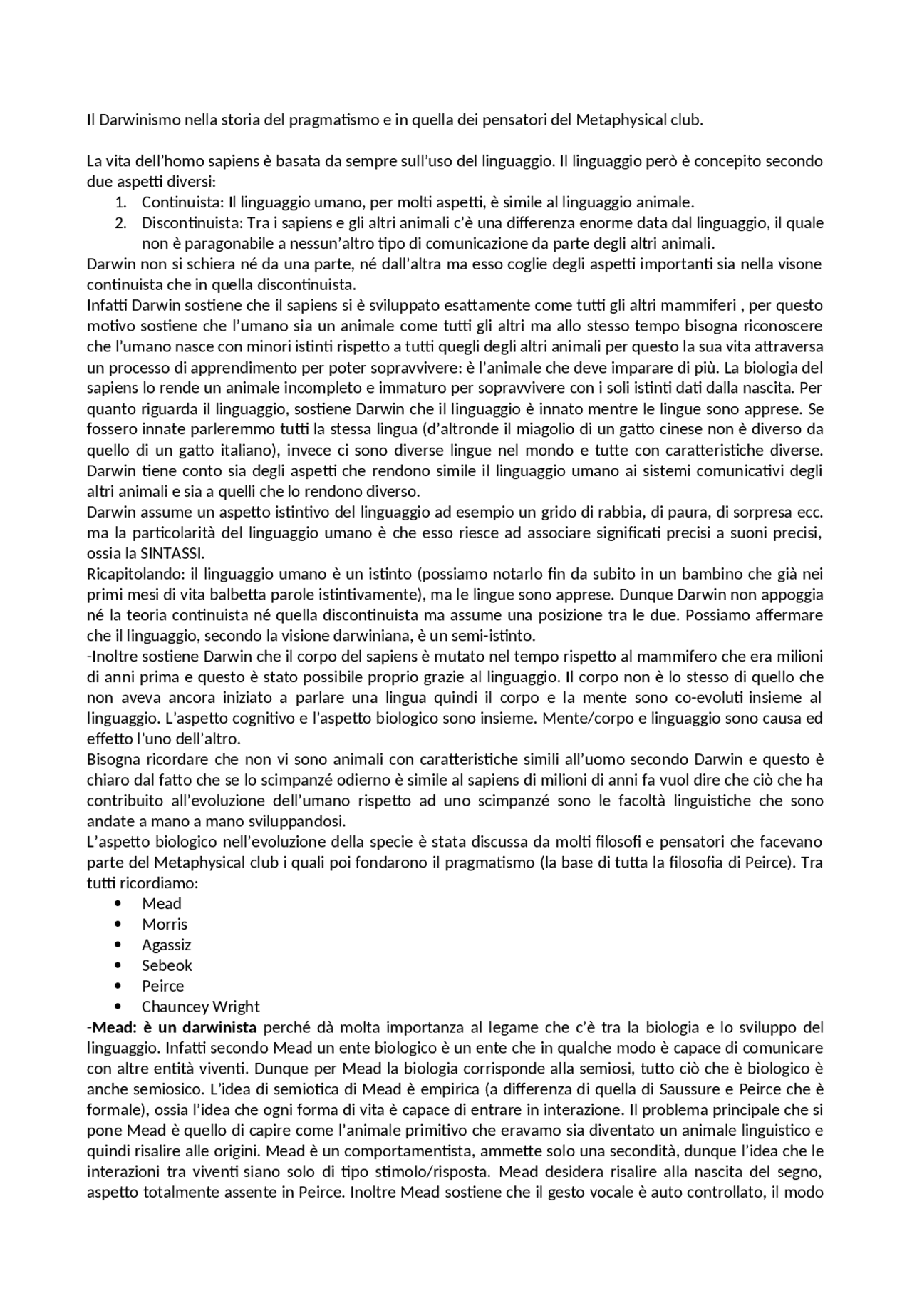 Riassunti Di Semiotica Docsity