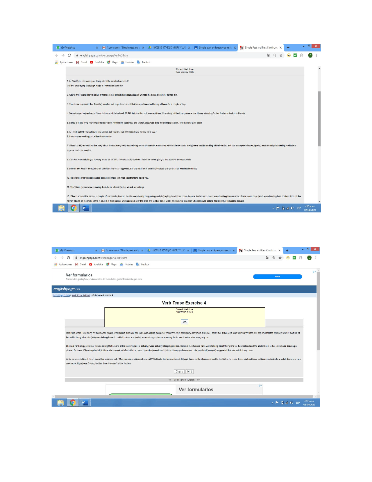 Pantallazos de ingles - Docsity