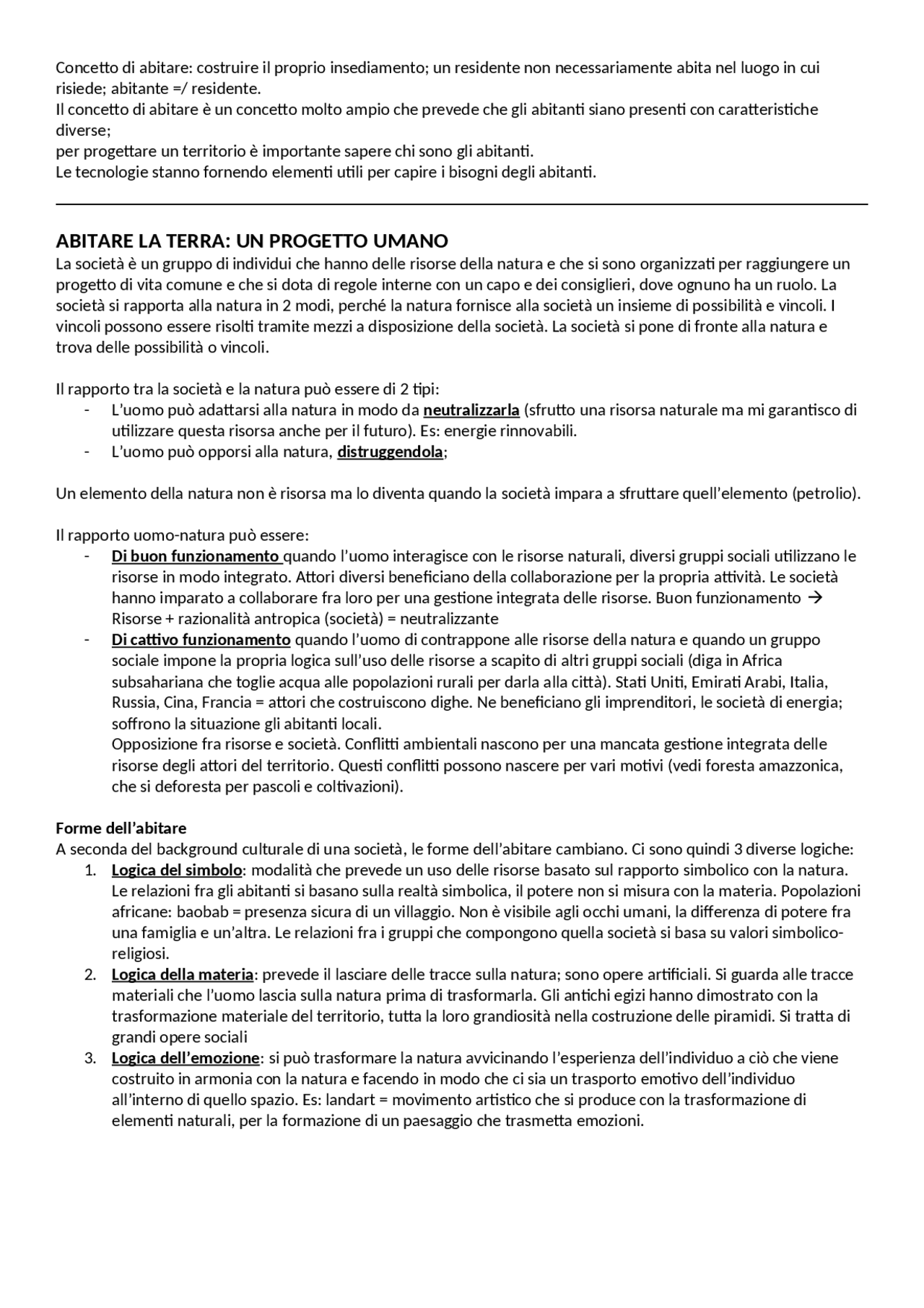 Appunti Governance Territoriale E Partecipazione Docsity