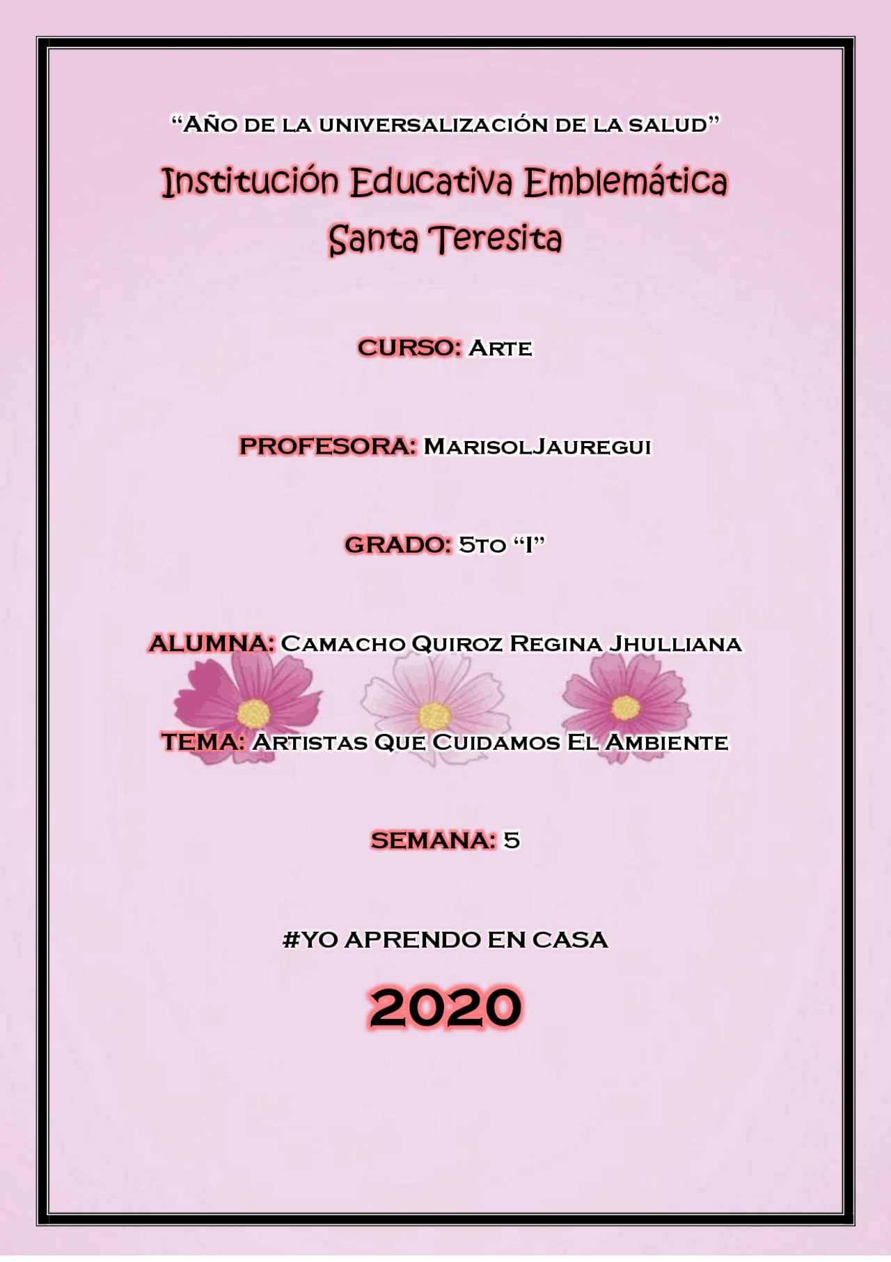 Arte para cuidar el medio ambiente | Apuntes de Artes | Docsity