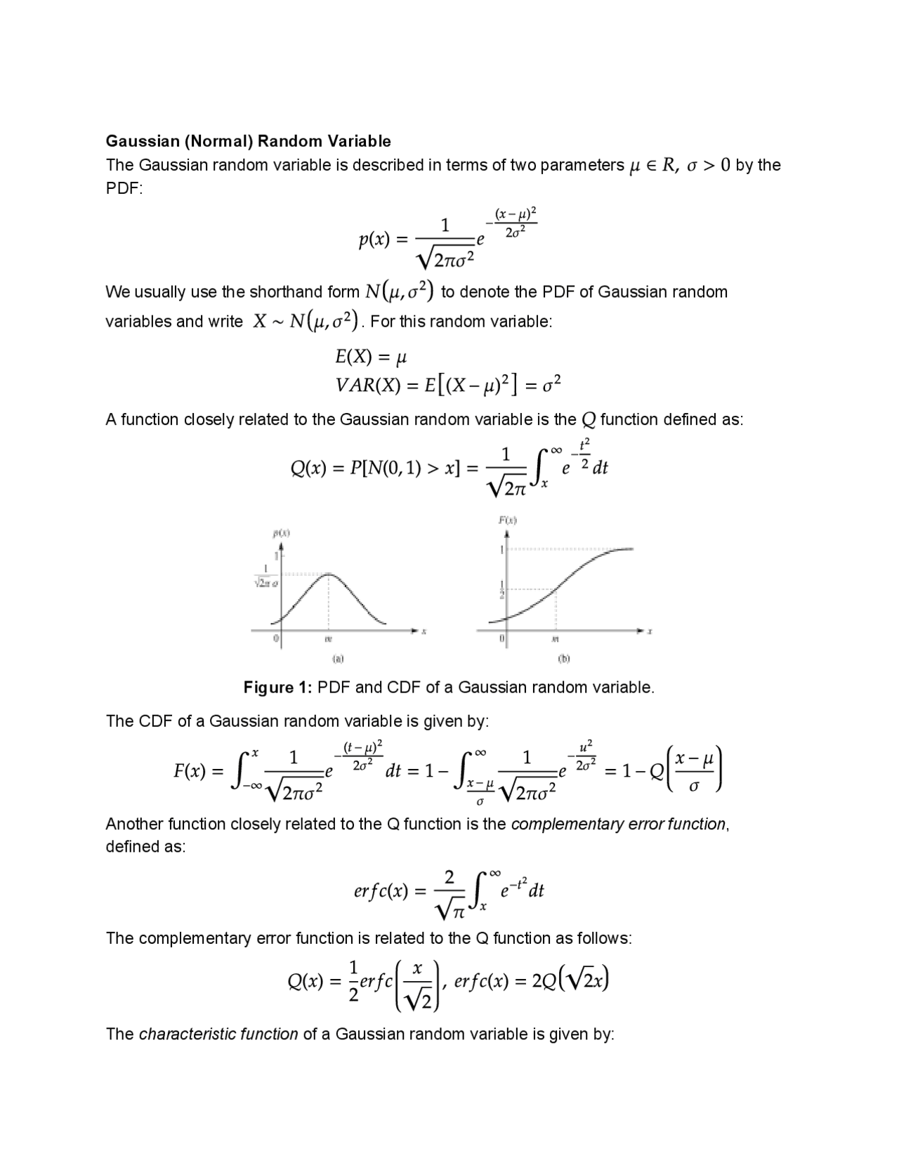 Usefulrandomvariables Docsity