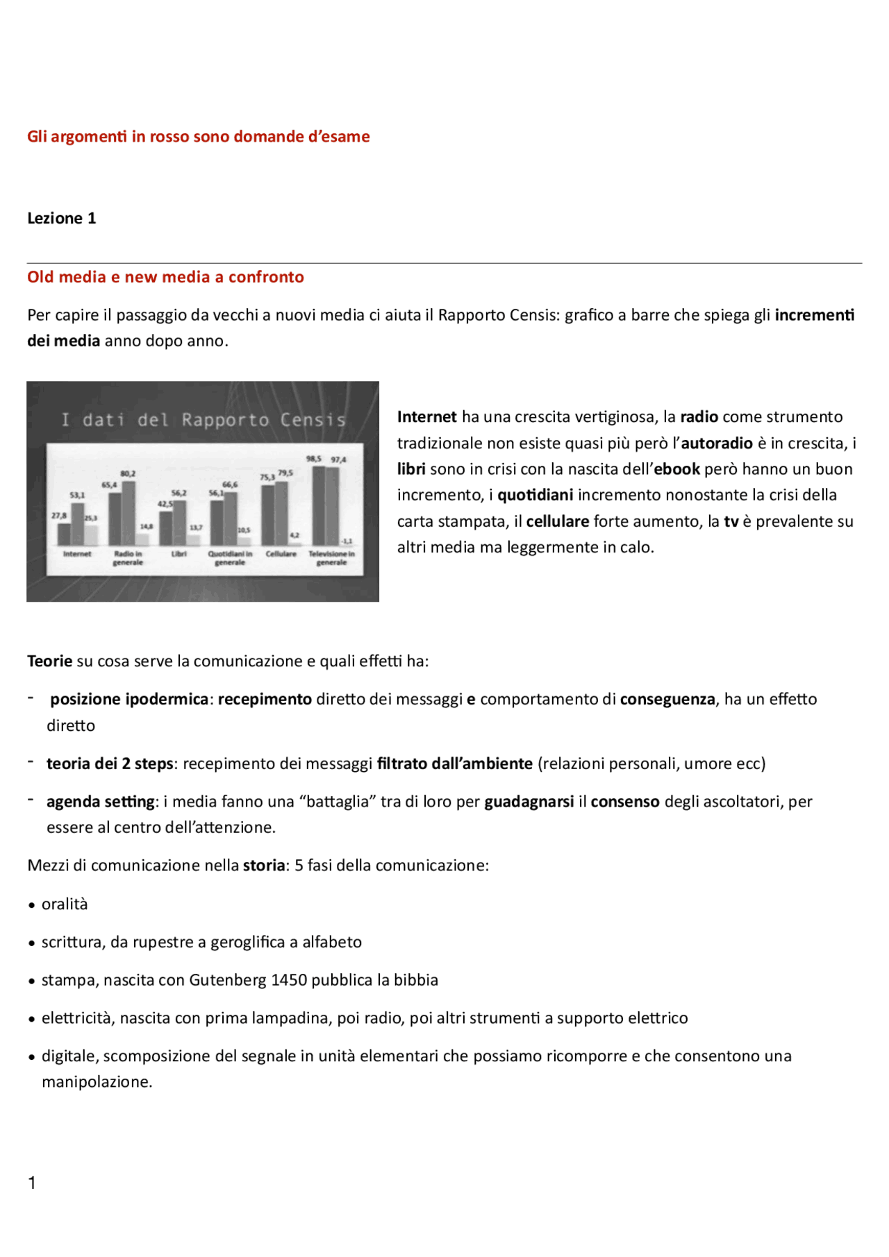 Linguaggi e nuovi media Uninettuno APPUNTI + DOMANDE - Docsity