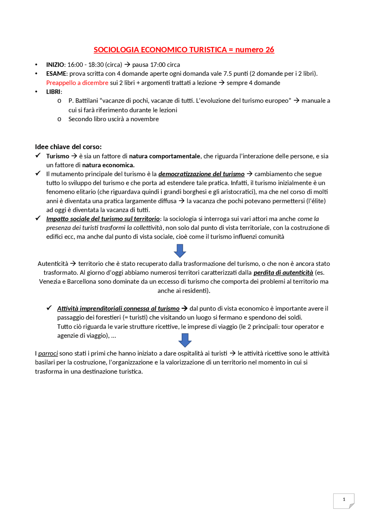 Appunti Più Integrazioni Dei Libri Previsti Dal Programma Docsity