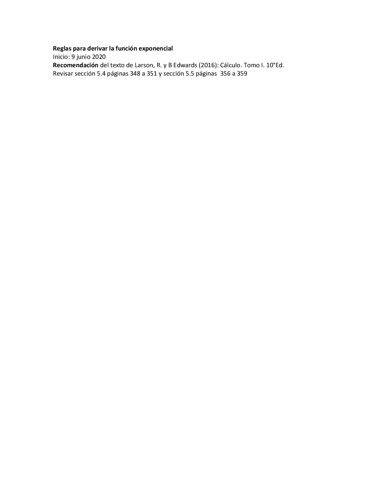 Reglas De Derivación Appunti Di Calculus For Engineers Docsity