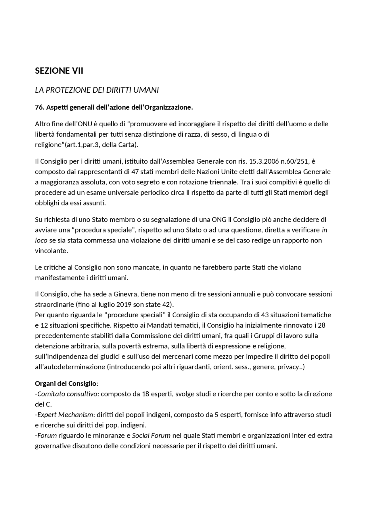 Le Nazioni Unite Conforti Focarelli 4 Parte Docsity