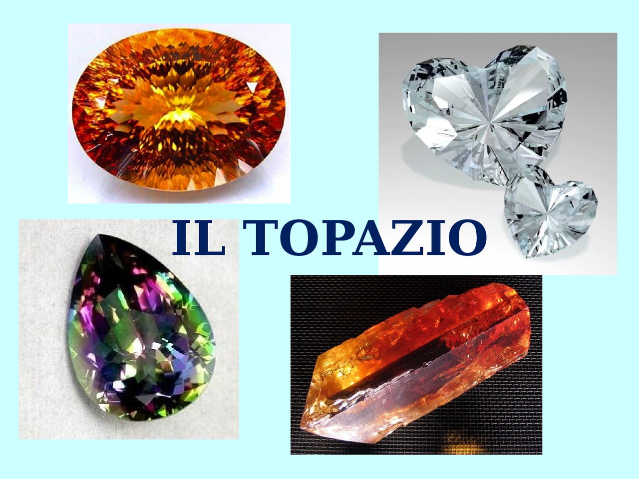 Presentazione sul Topazio: le caratteristiche principali, il suo ...