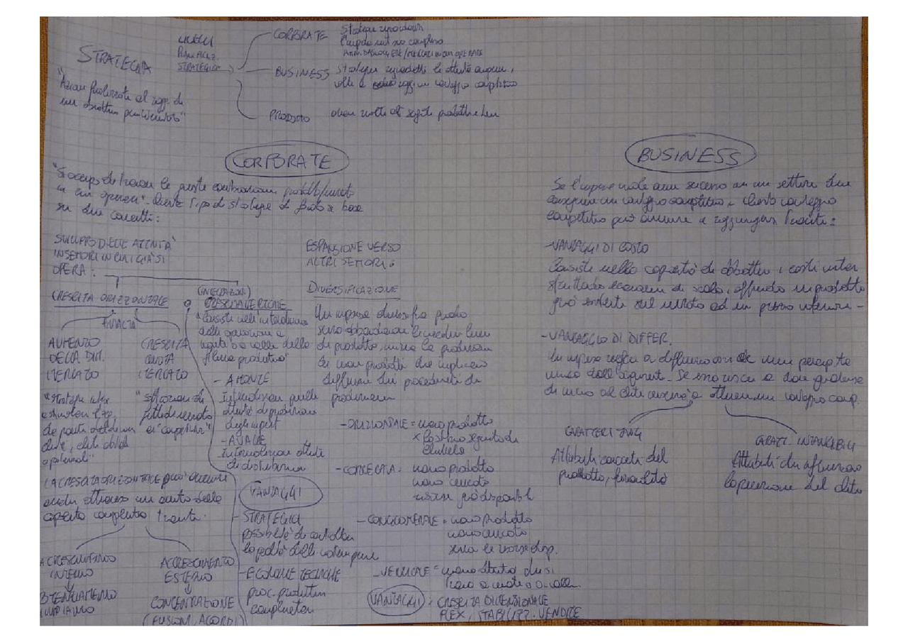 Le Strategie Corporate E Business Docsity