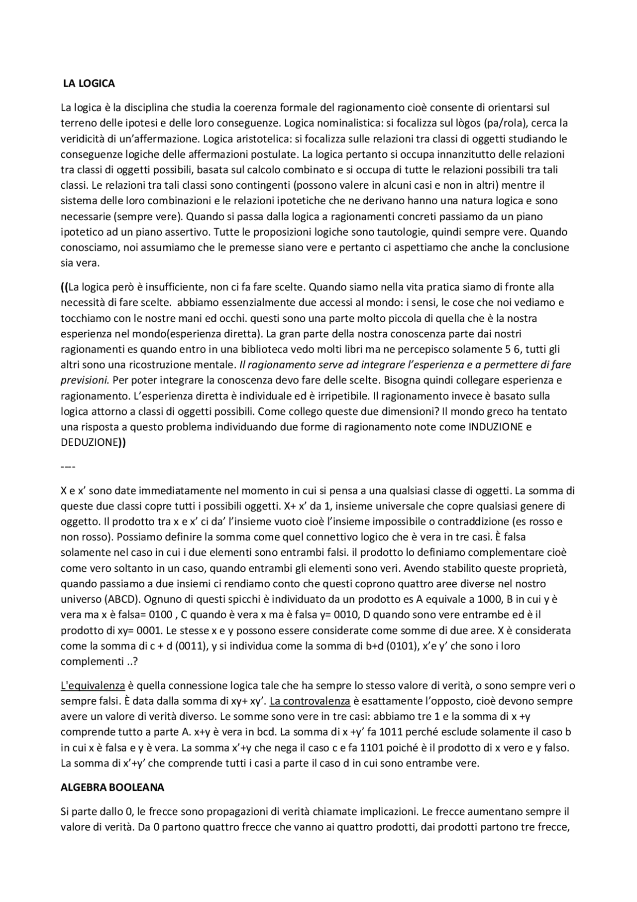 Filosofia Della Scienza Docsity