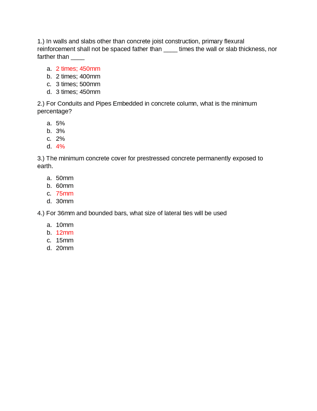 Structural Analysis Examination For Architecture Docsity