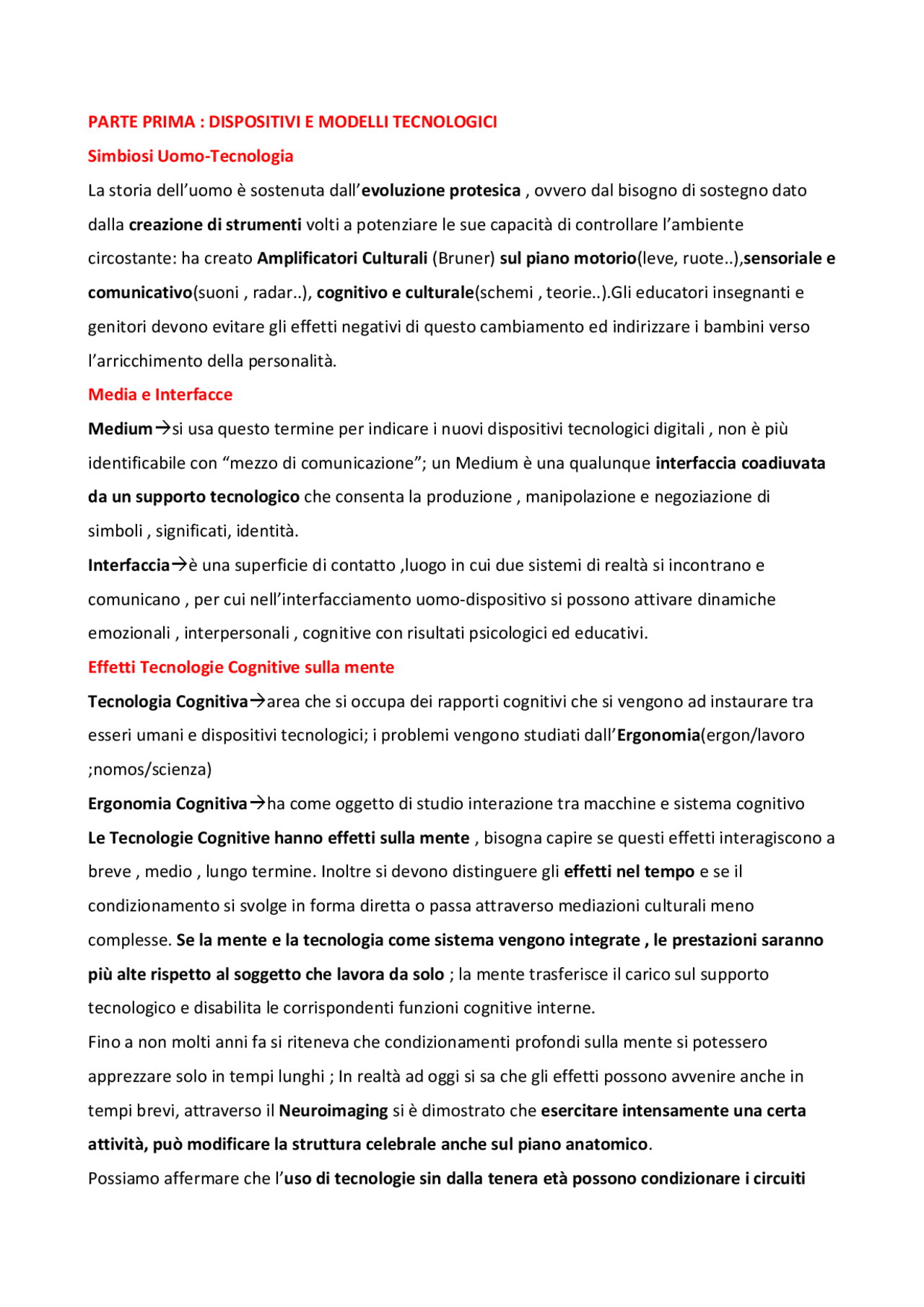 Le Tecnologie Educative Docsity