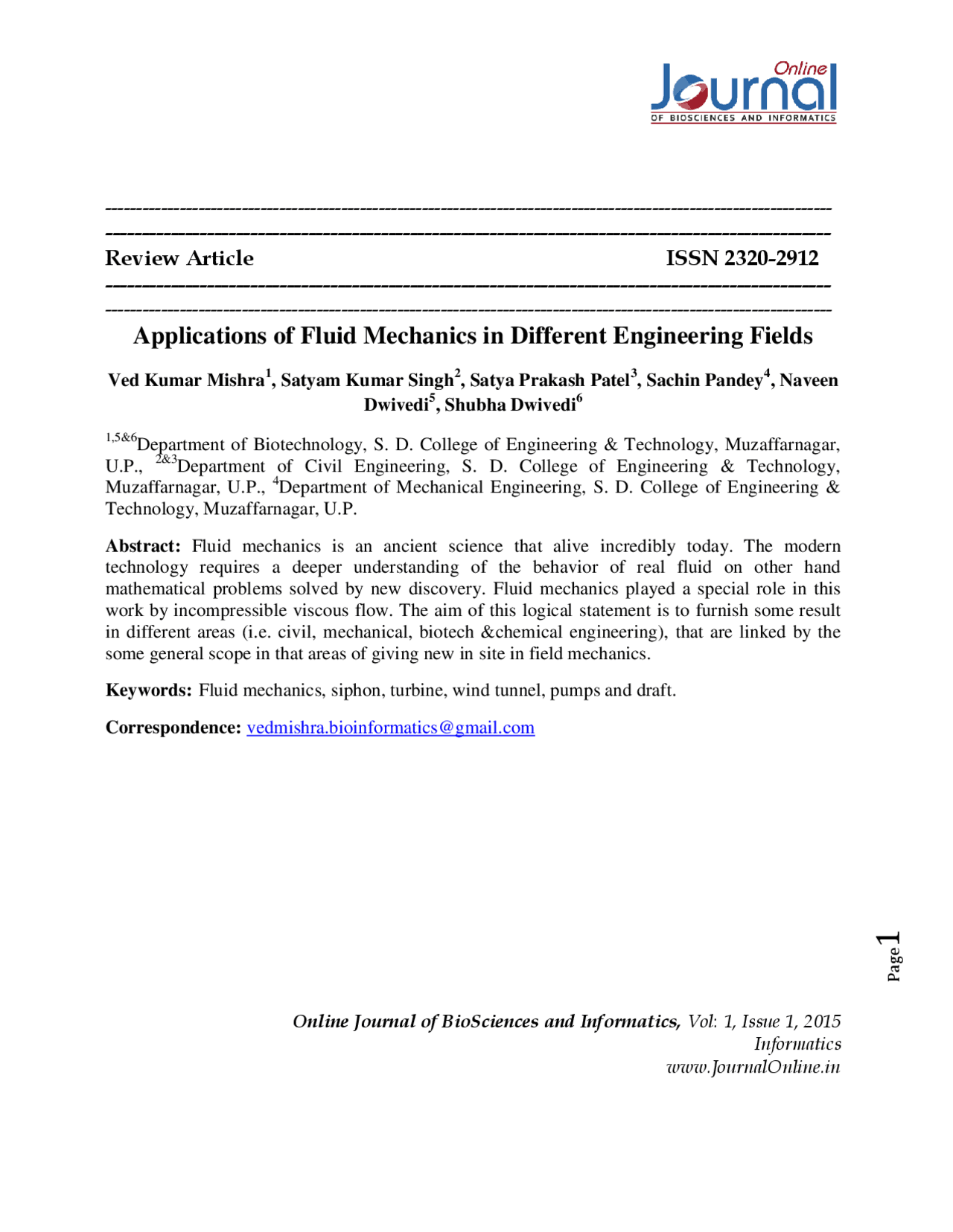 Application Of Fluid Dynamics Docsity