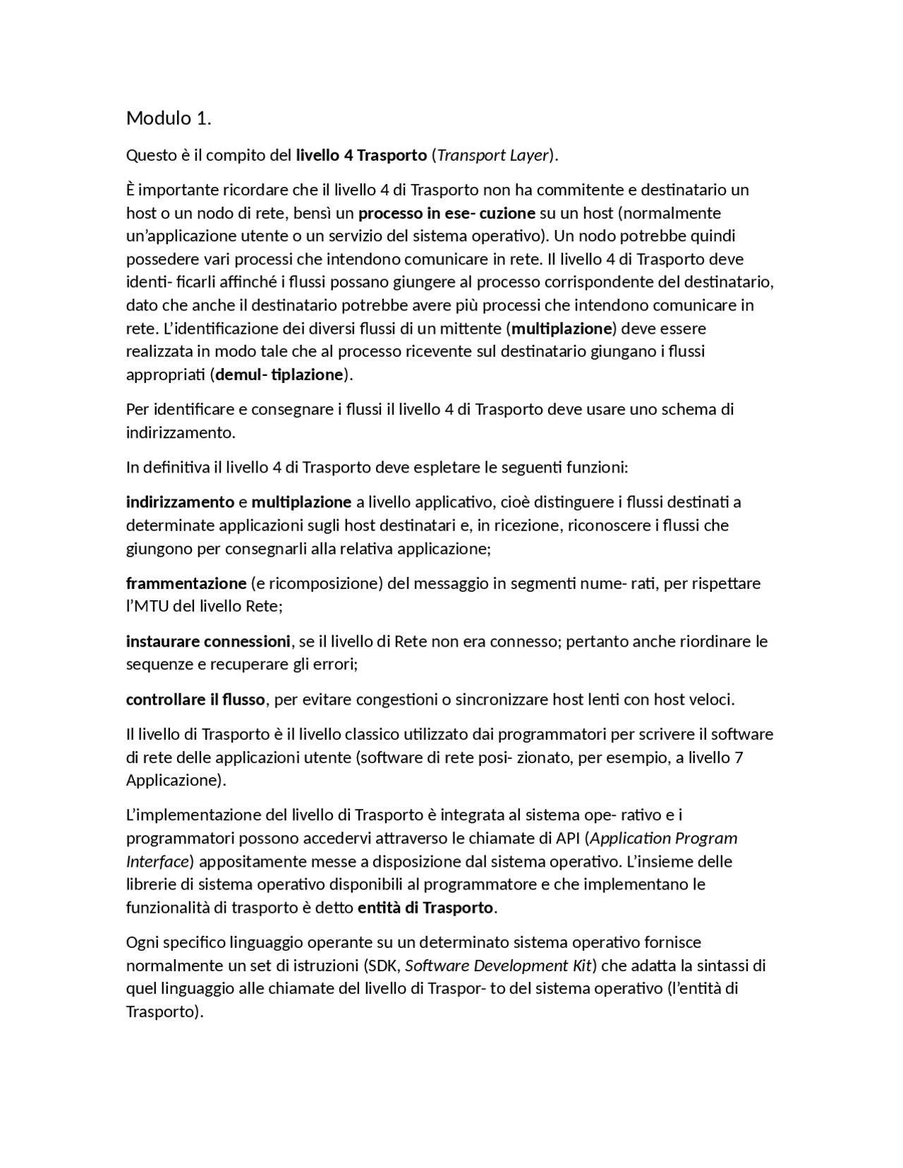 Sistemi Di Rete Informatica Docsity