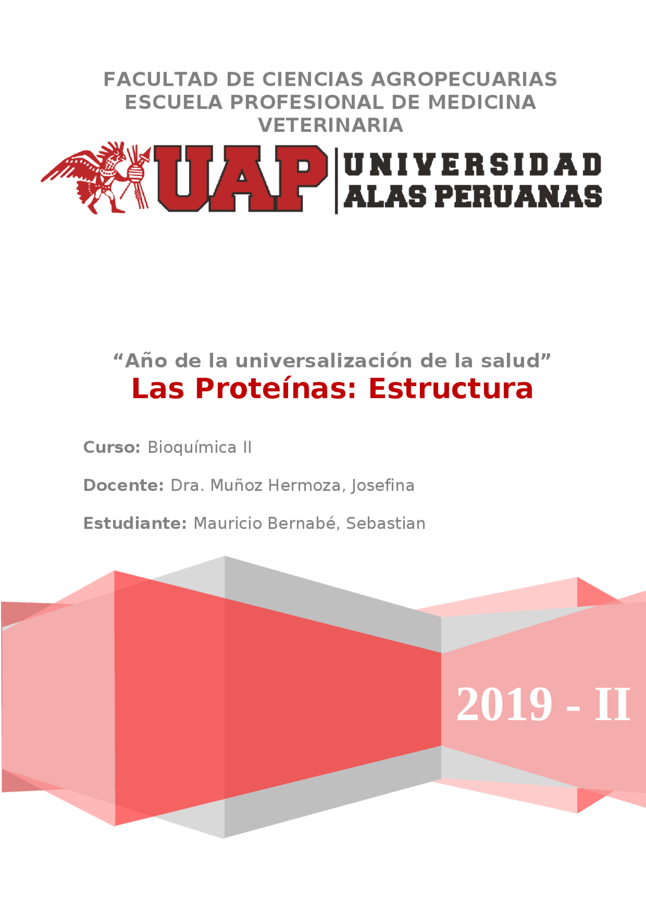 Estructura De Las Proteinas Docsity