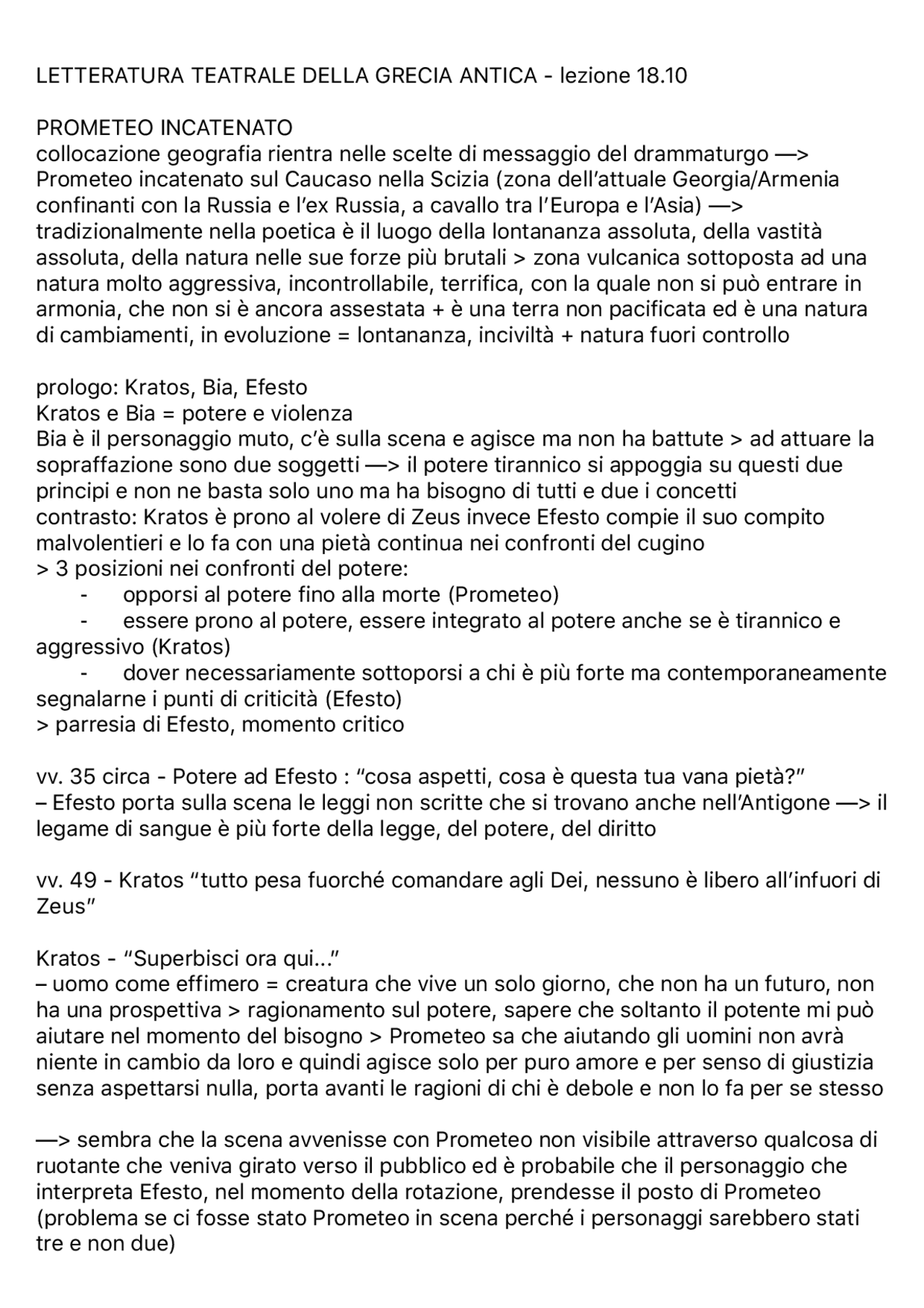 Lett Teatrale Appunti Docsity