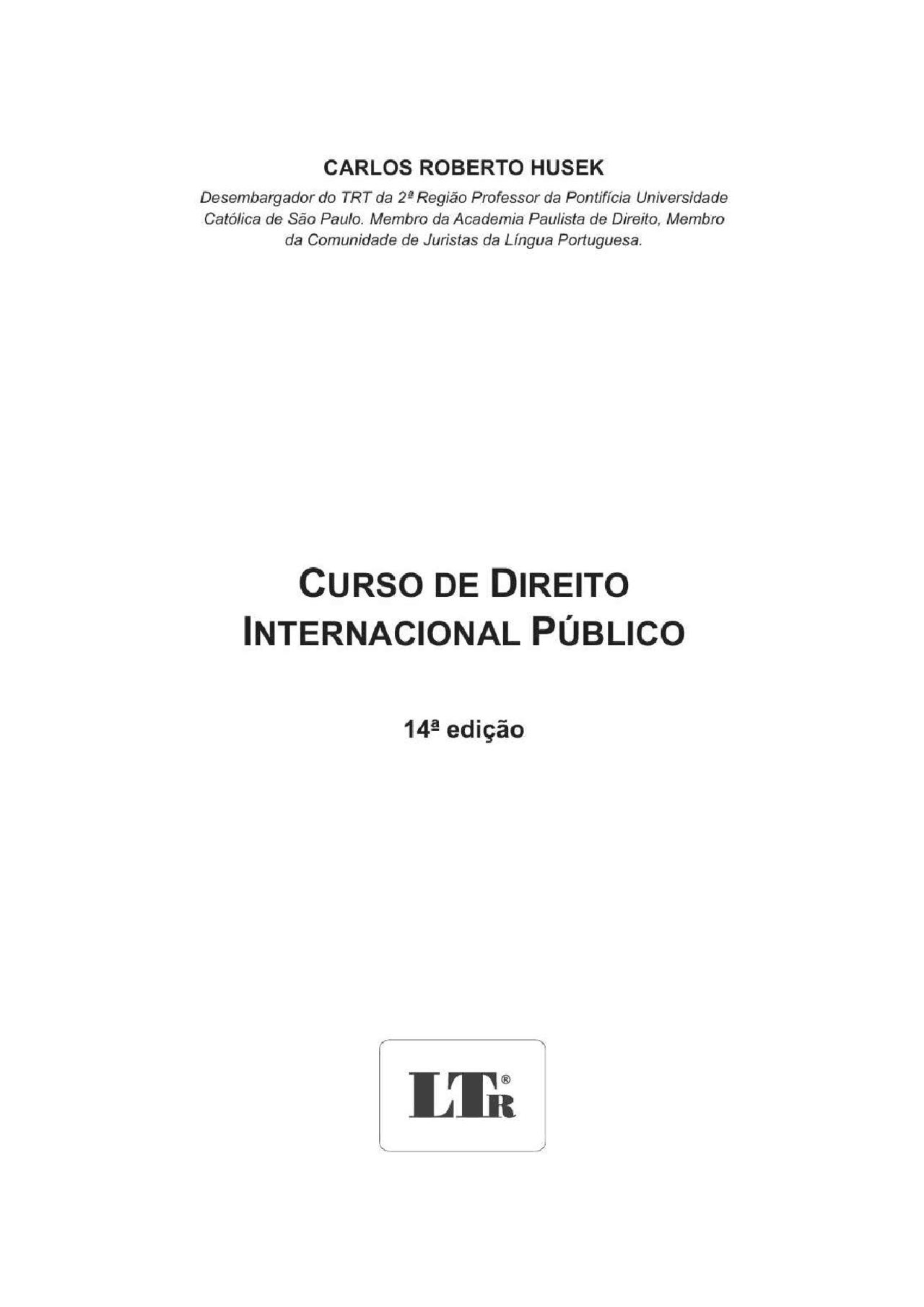 Direito Internacional Docsity