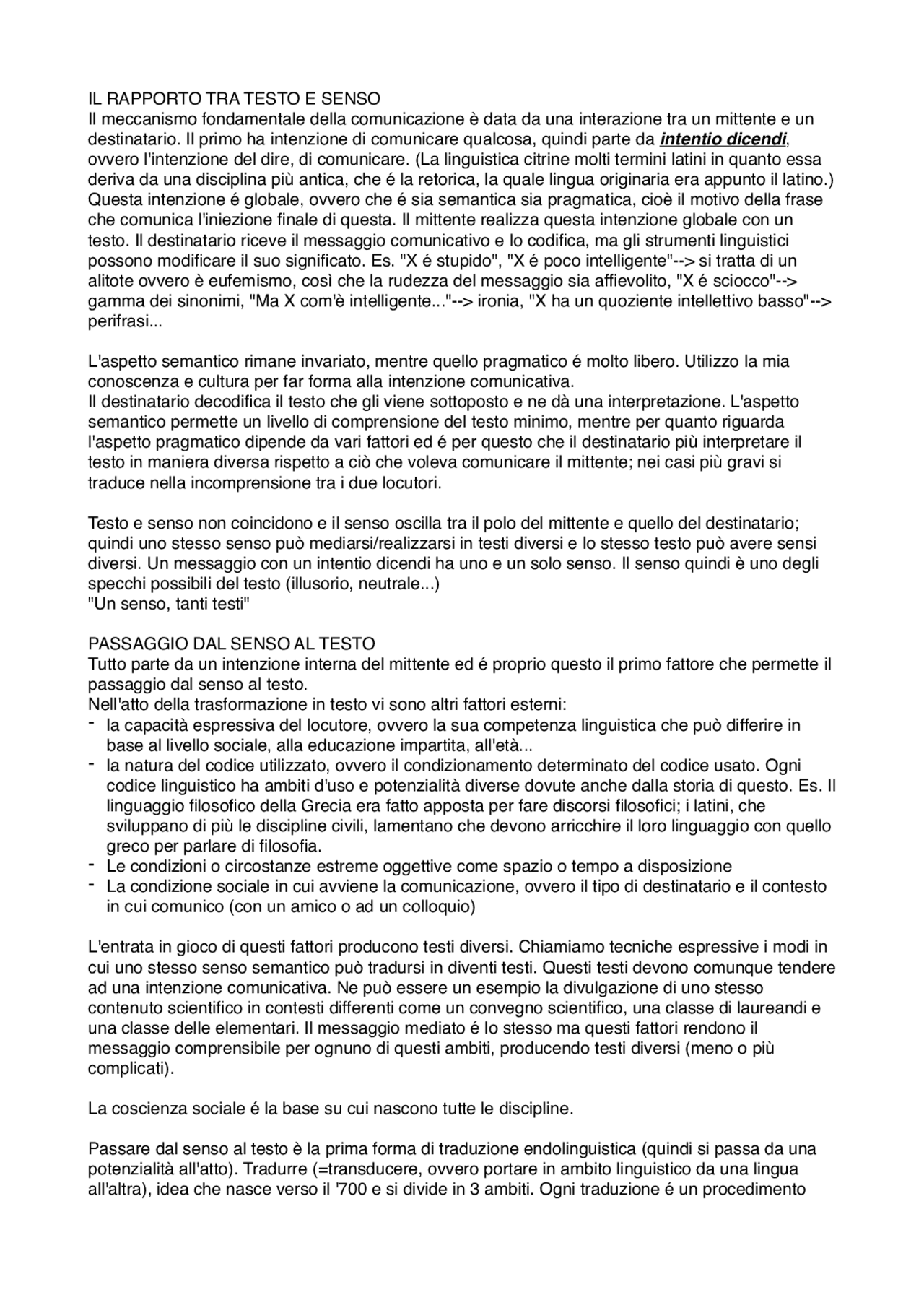 Tecniche Espressive Dellitaliano Docsity