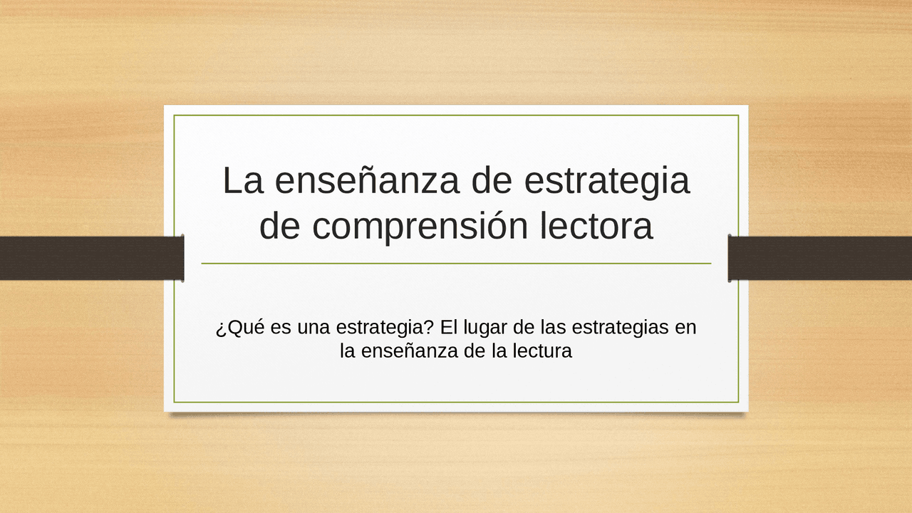 Hojas De Trabajo De Estrategia De Lectura