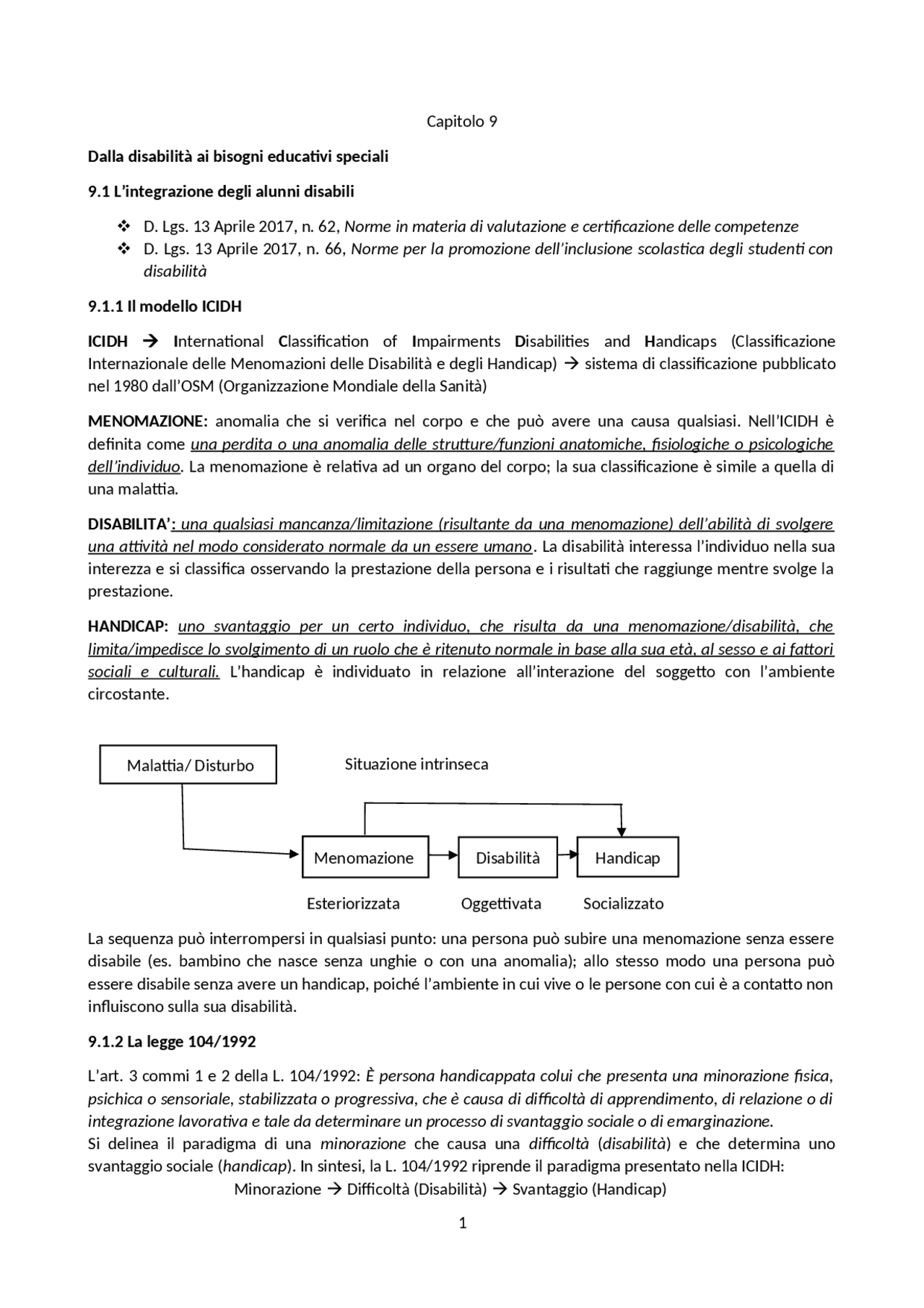 Capitolo 9 Prima Parte Avvertenze Generali Edises 2019 Docsity
