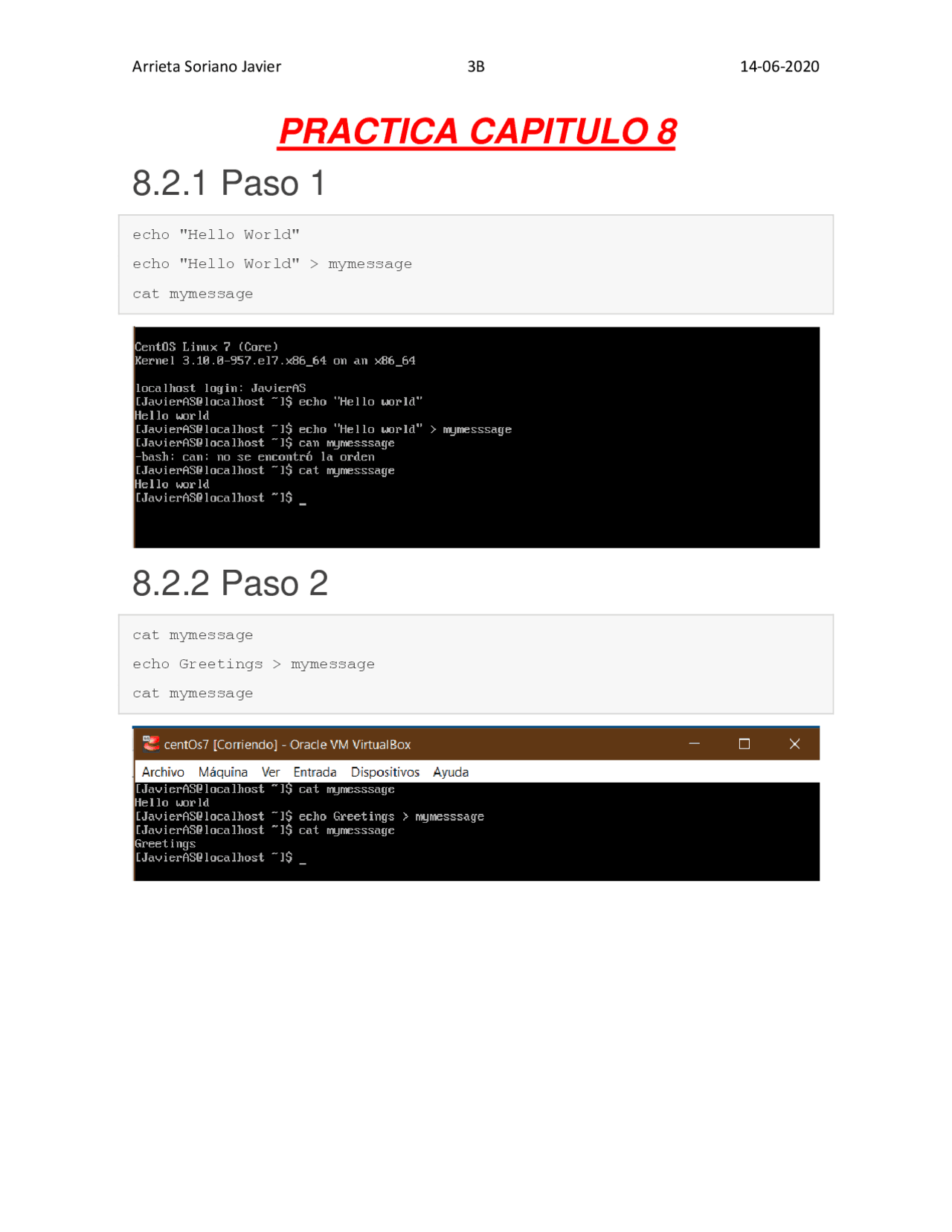 Centos 7 comandos pc - Docsity