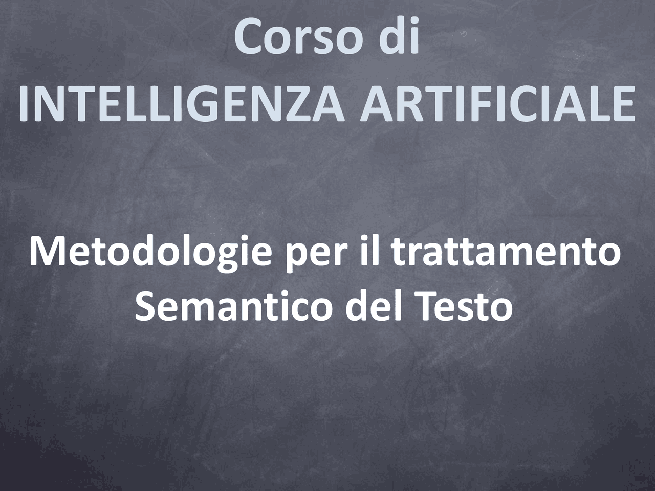 Intelligenza Artificiale Docsity