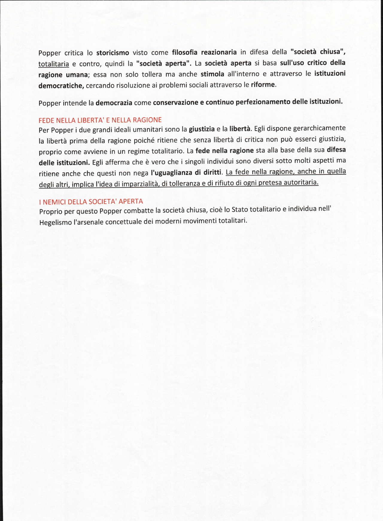 Riassunto Di Popper Parte 3 Docsity