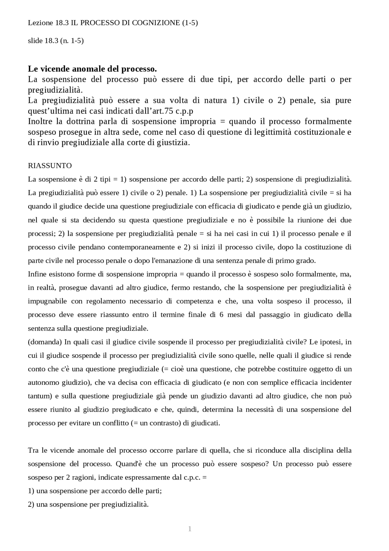 Diritto Processuale Civile Docsity