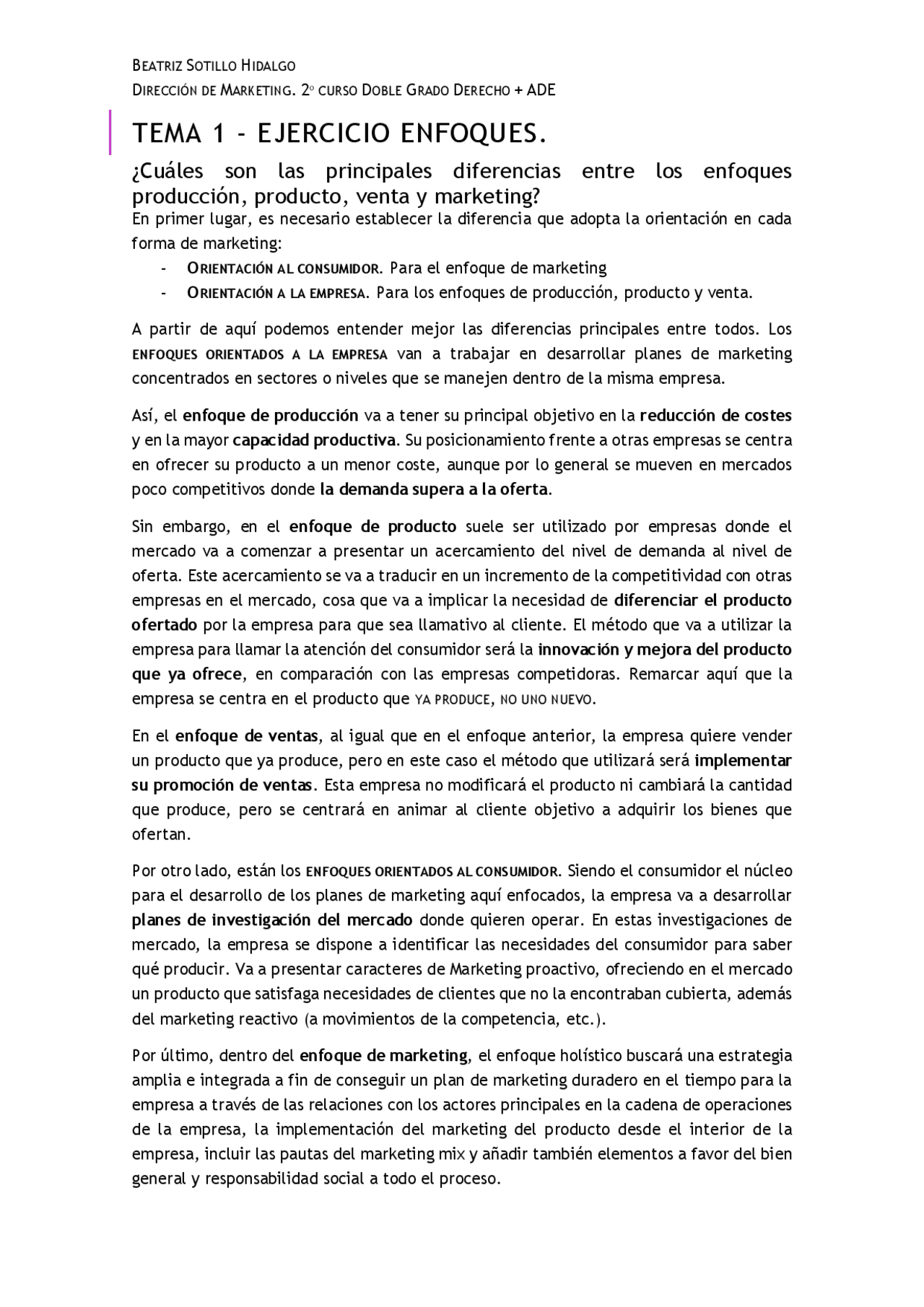 Practica DirecciÓn De Marketing Docsity