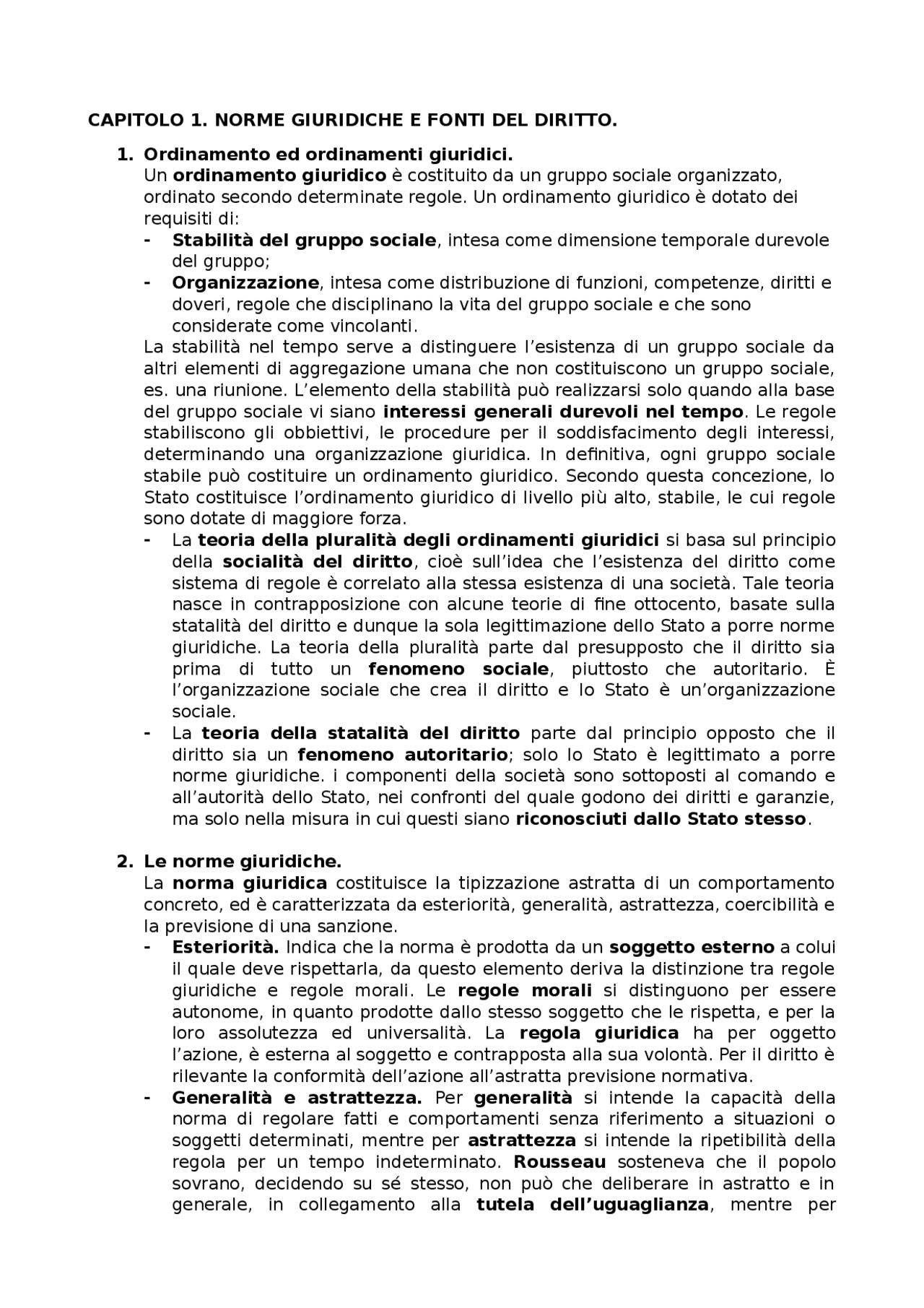 NORME GIURIDICHE E FONTI DEL DIRITTO. | Sintesi del corso di Diritto ...