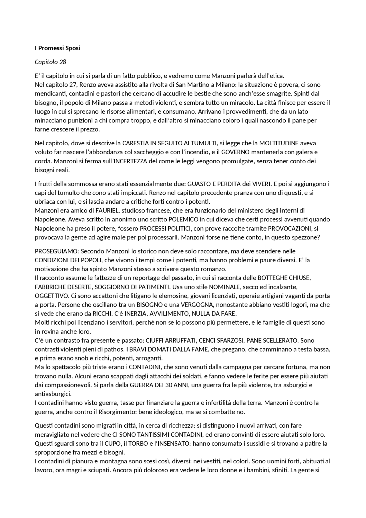 Appunti Di Teoria E Storia Dei Generi Narrativi Unimore Scienze
