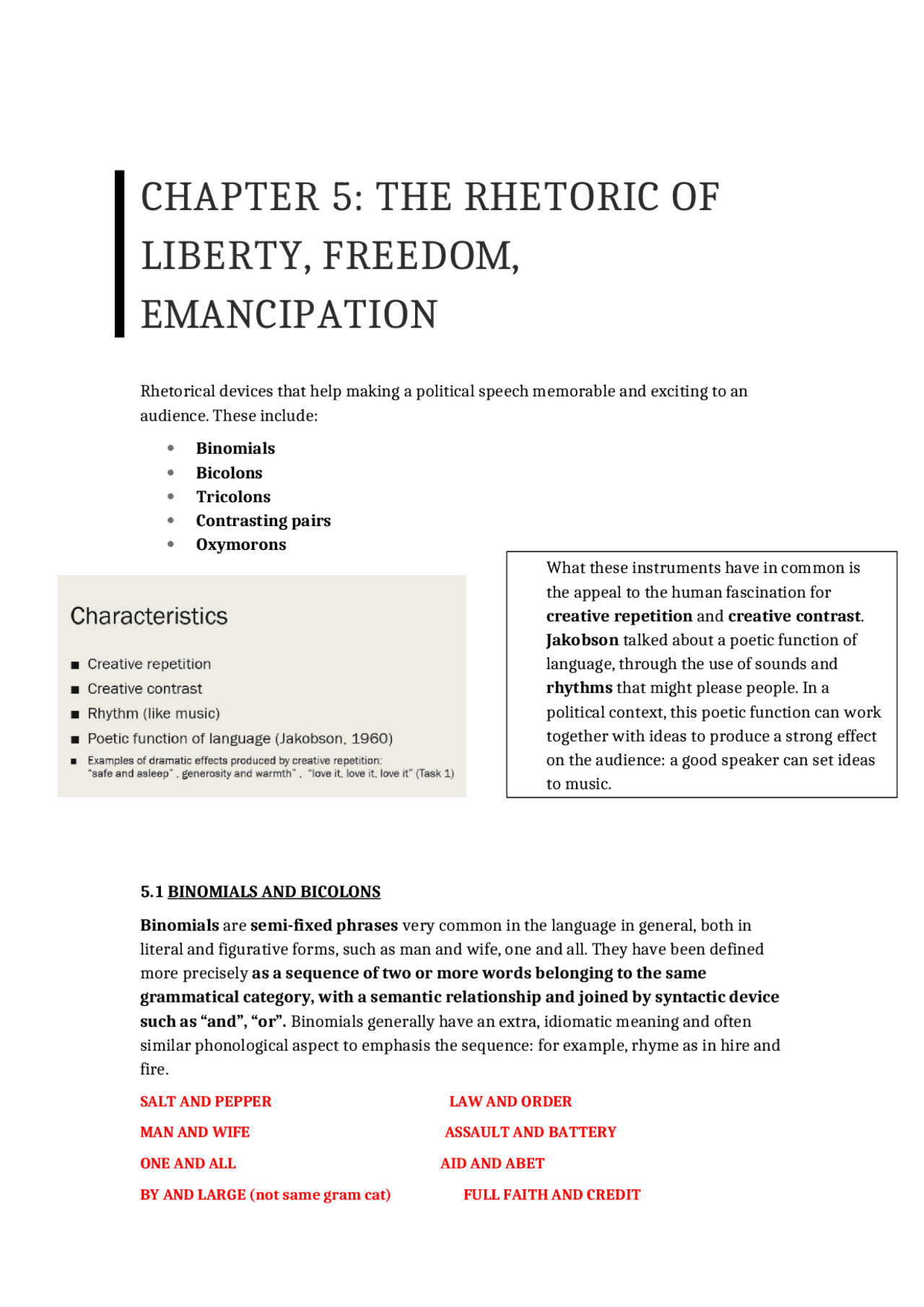 Riassunto cap 5 the language of persuasion in poitics: Rhetoric of ...