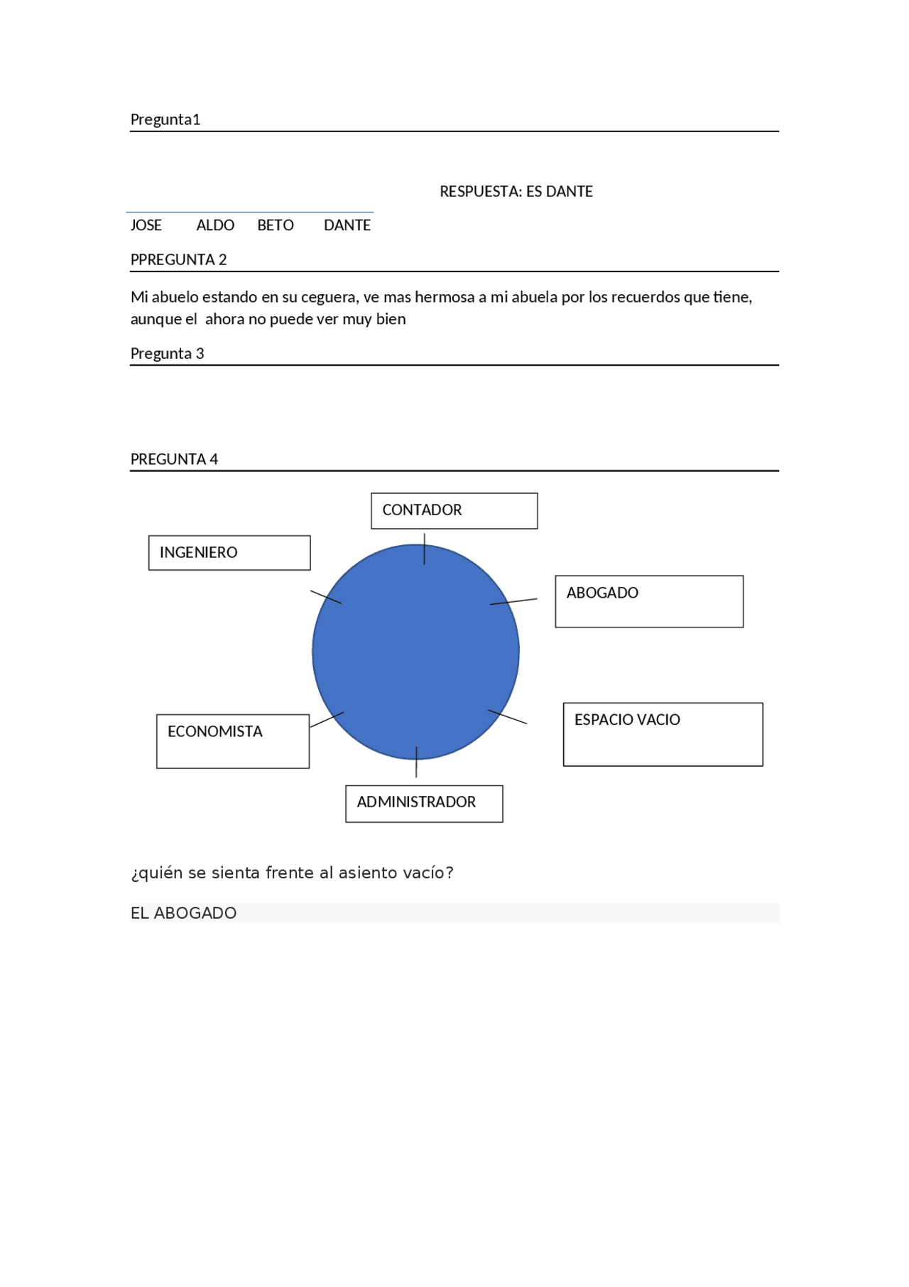 Practica 1 Pensamiento Logico Docsity