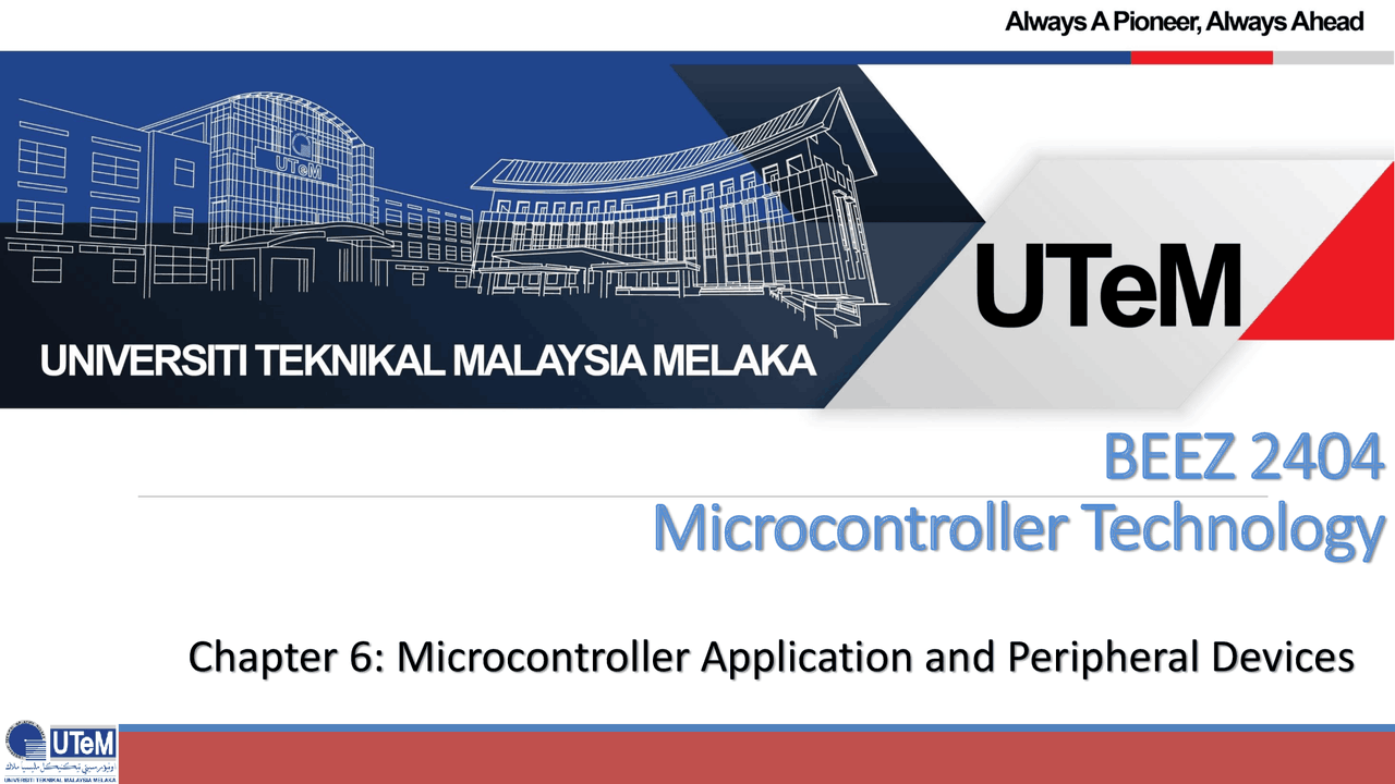 Microcontroller Technology Docsity