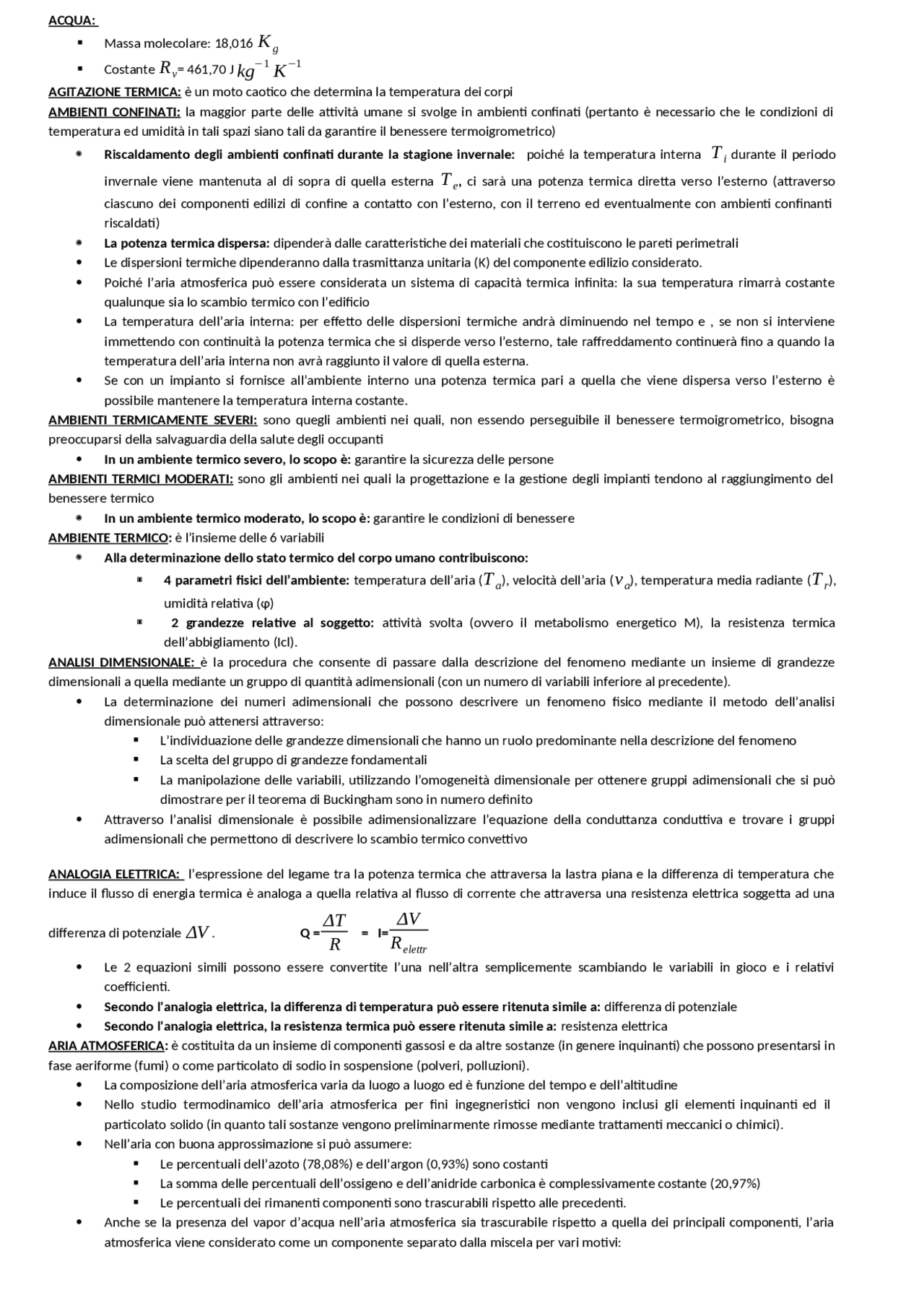 Test Completo Impianti Termotecnici Docsity