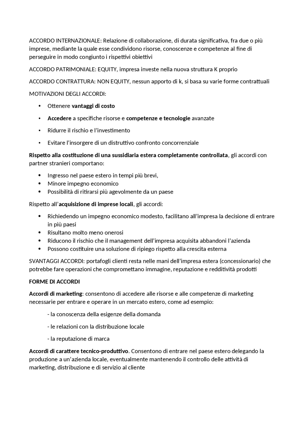 Schema riassunto e appunti capitolo 7 - Docsity