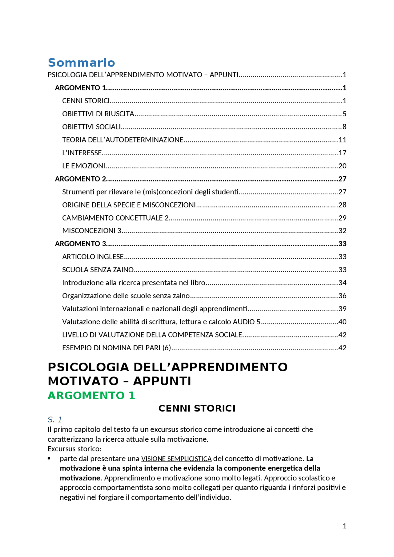 Appunti Psicologia Dell Apprendimento Docsity