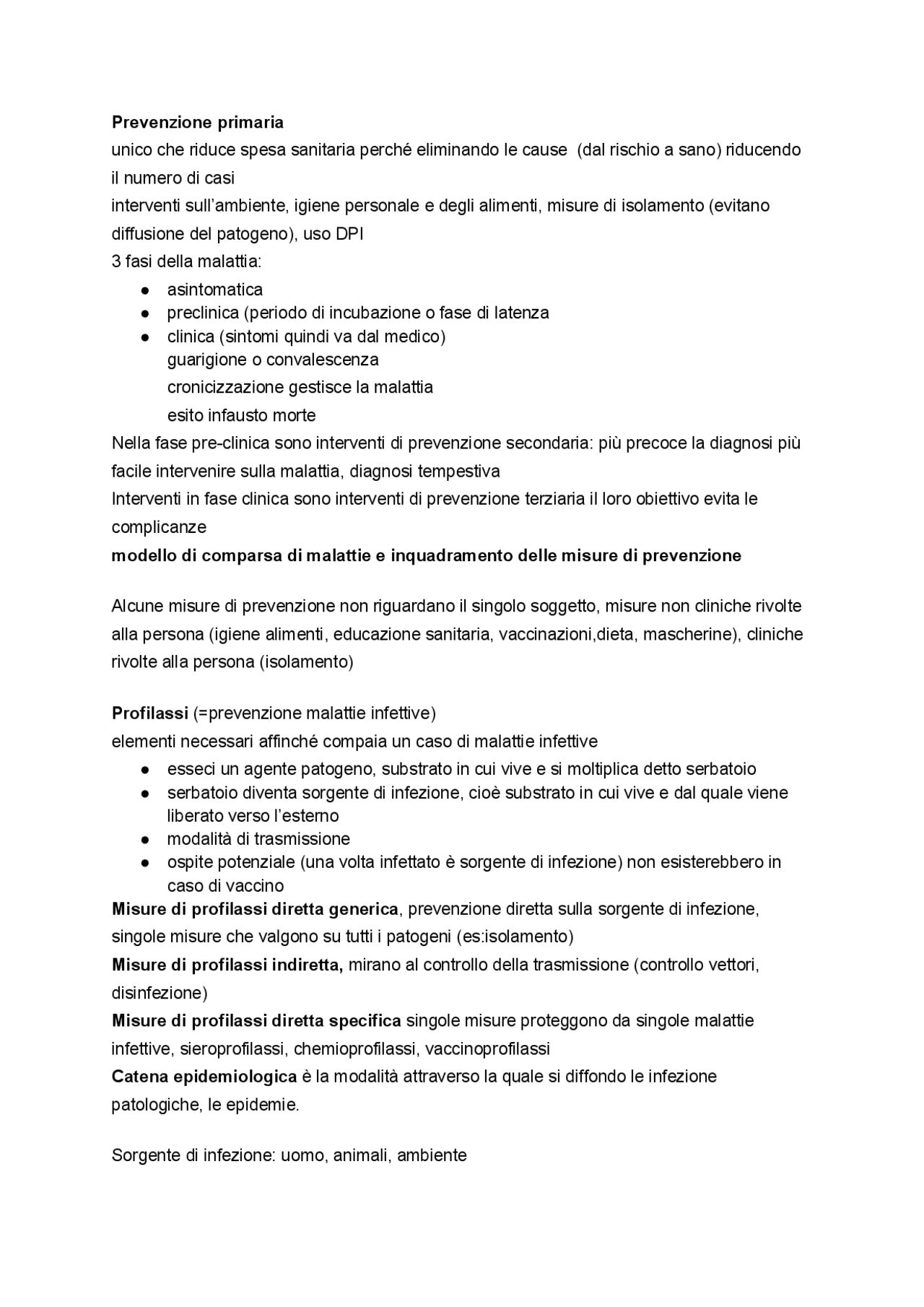 Epidemiologia Ed Igiene Docsity