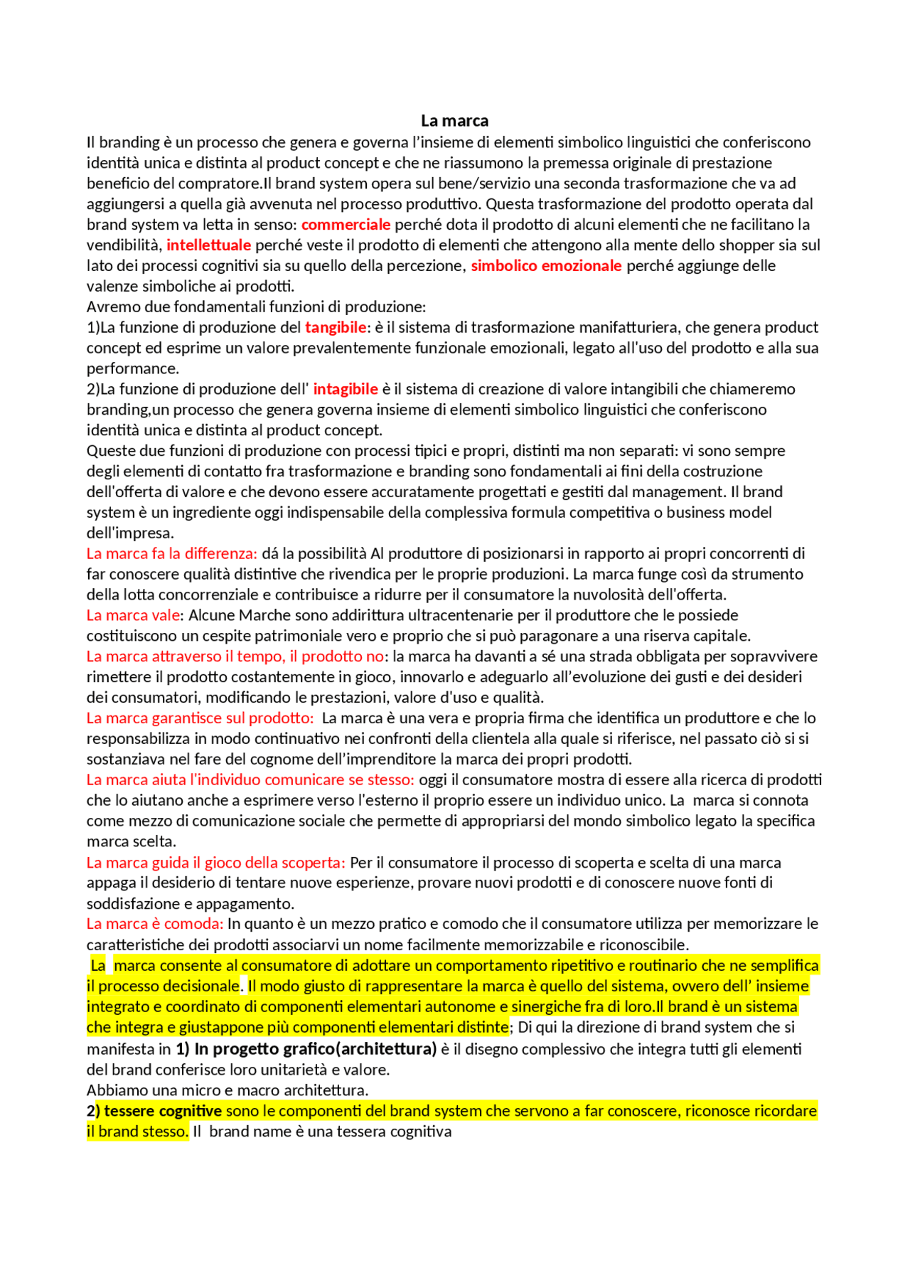 Marketing Mattiacci Pastore Docsity