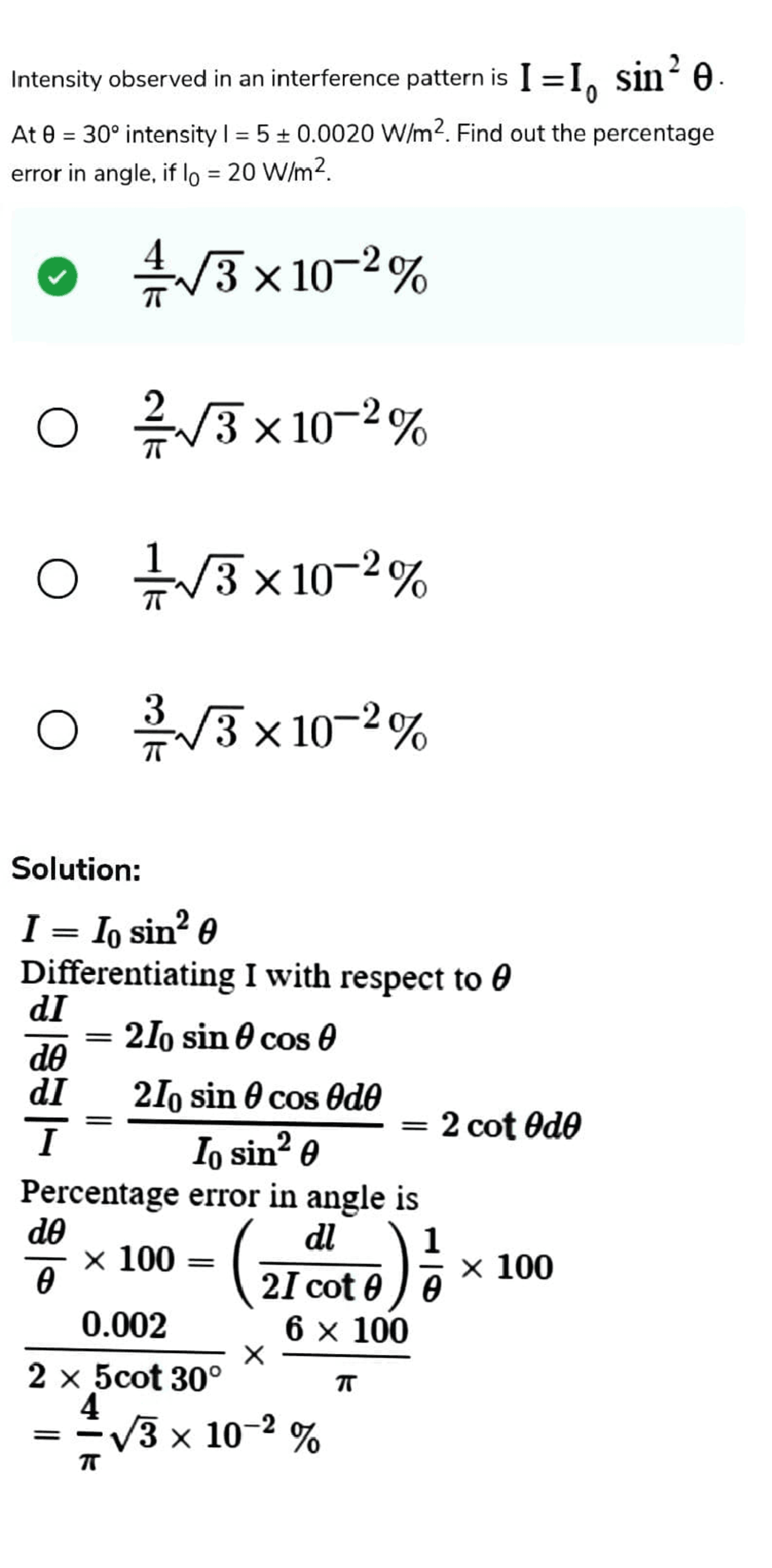 JEE 100 super students select exam paper - Docsity