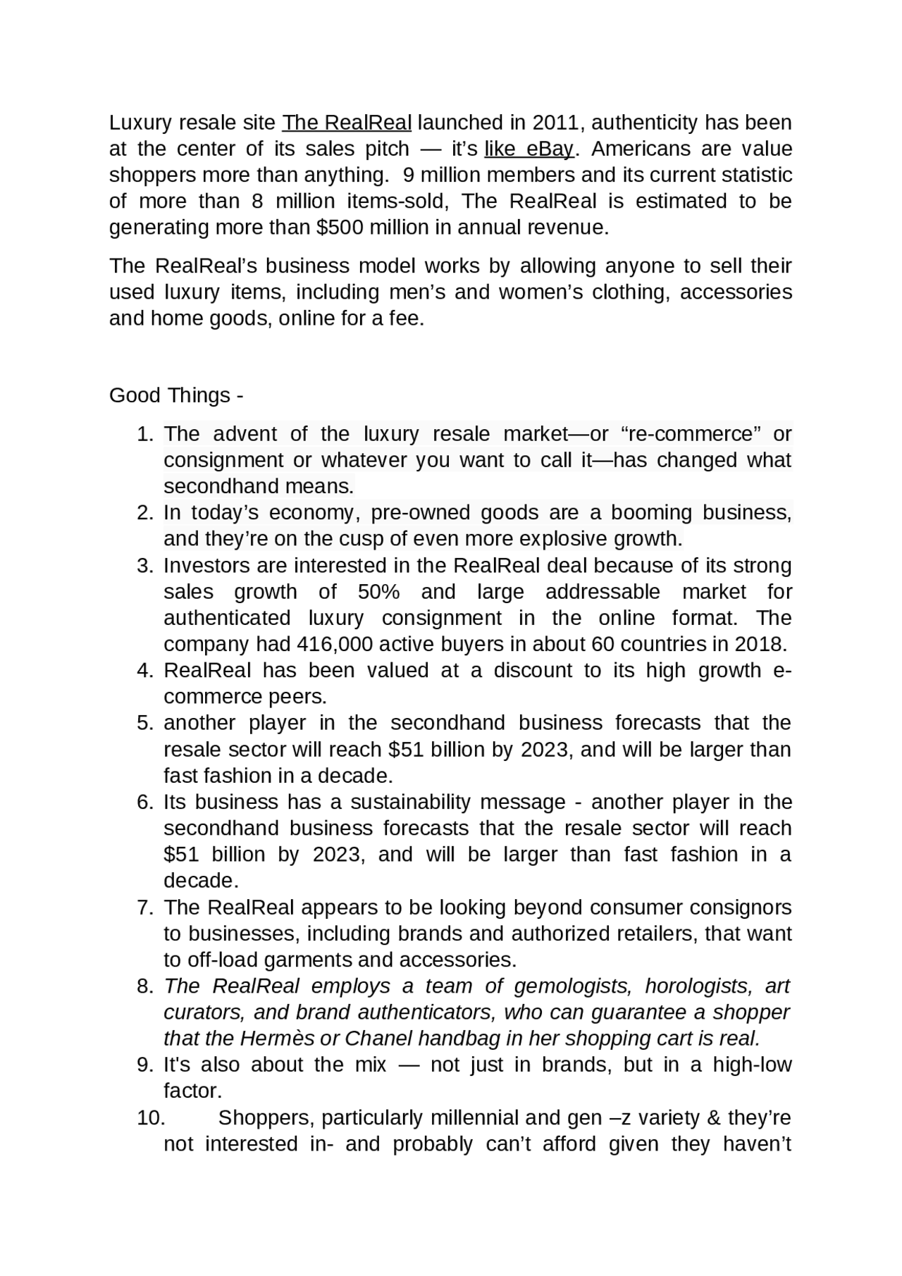 Ethics In The Industry Assignment Docsity