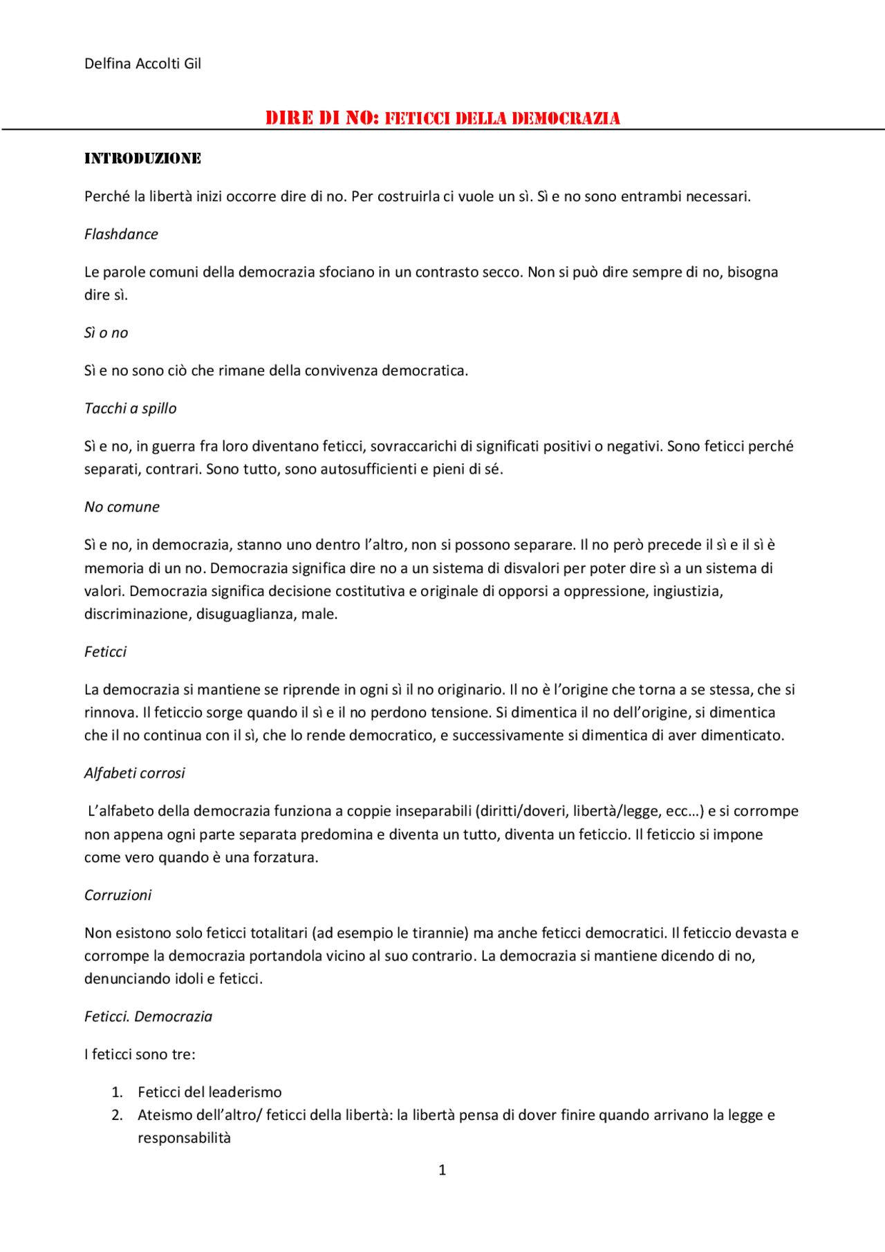 Riassunti Dire Di No Franco Riva Docsity