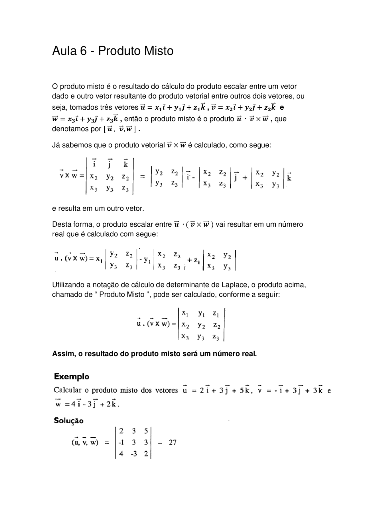 Resumo de Produto Misto - Docsity