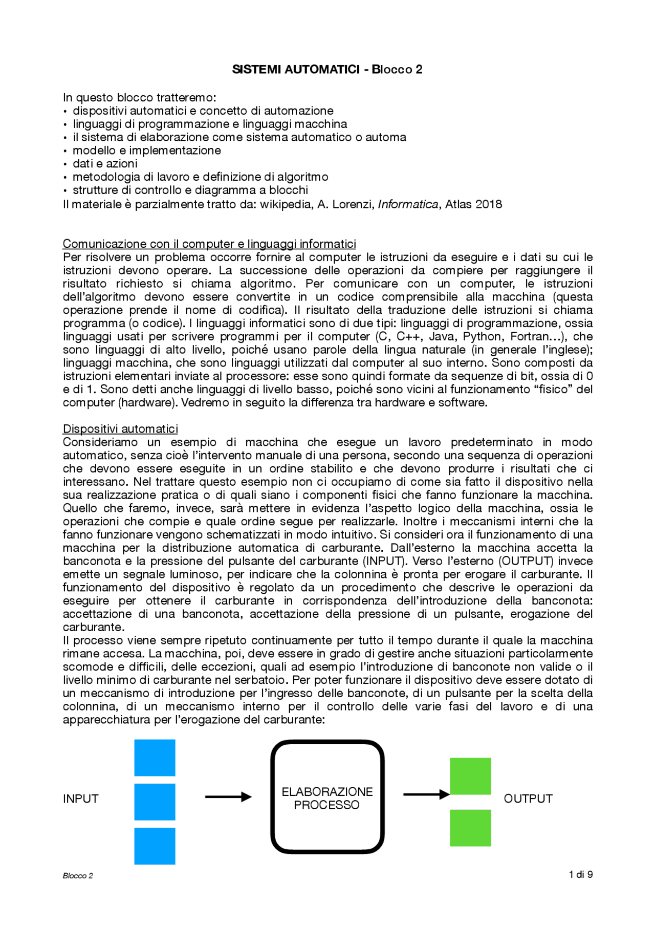 Secondo Capitolo Di Sistemi Automatici Docsity