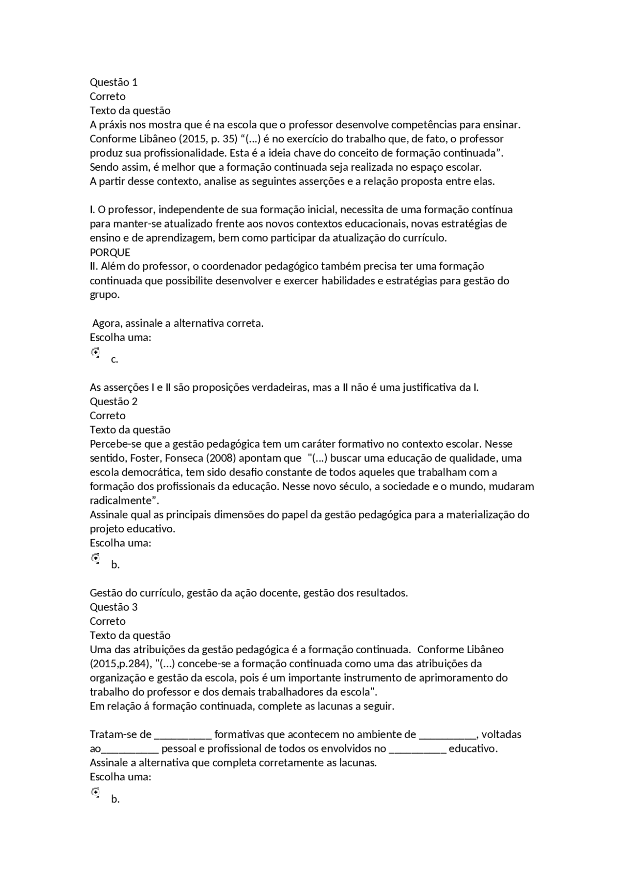 Ava Gestão Do Projeto Educativo Docsity