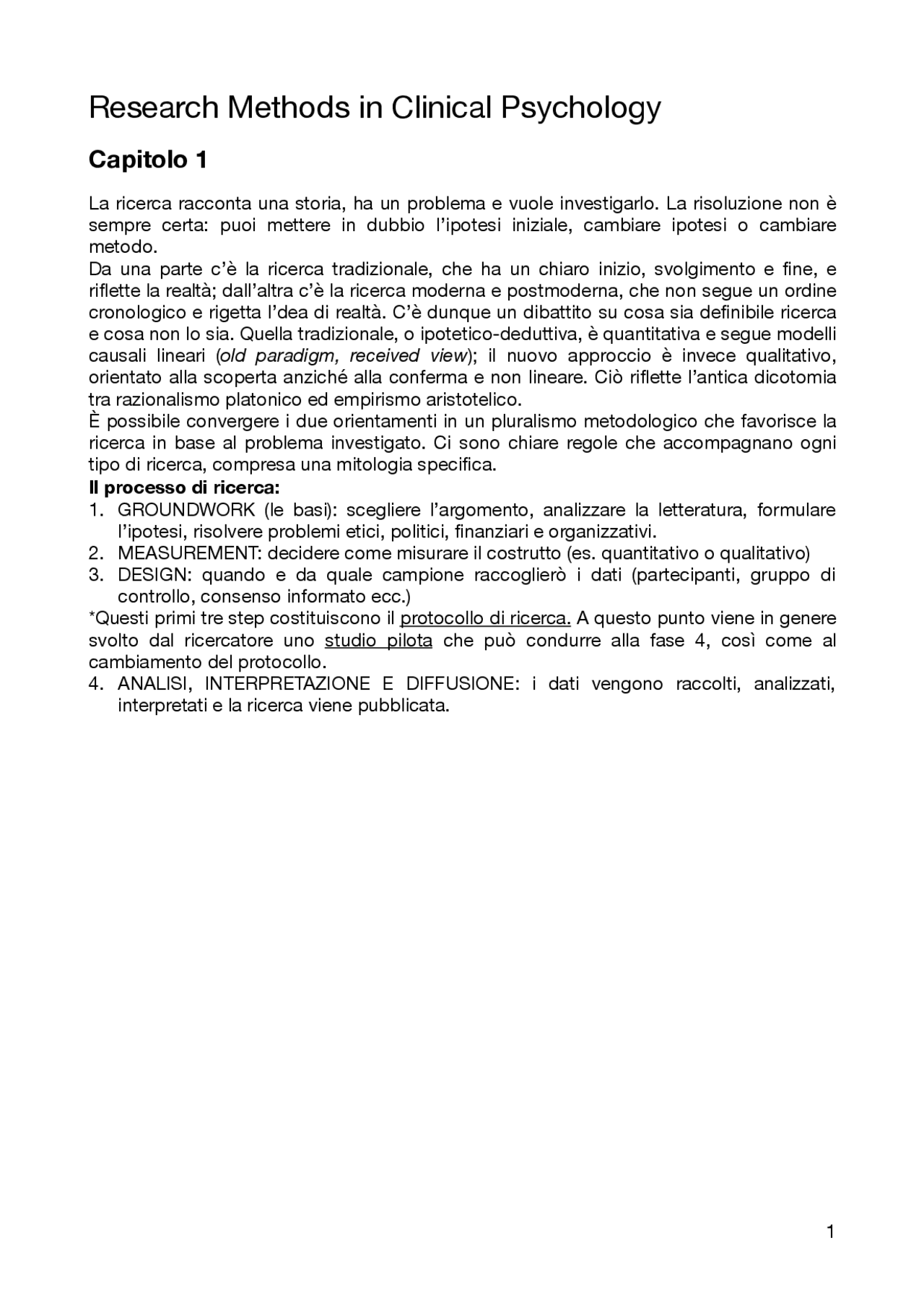 Research Methods in Clinical Psychology (Barker, Pistrang, Elliott ...