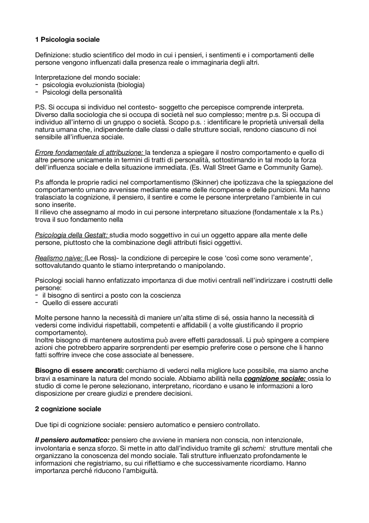 Psicologia Sociale Aronson Docsity