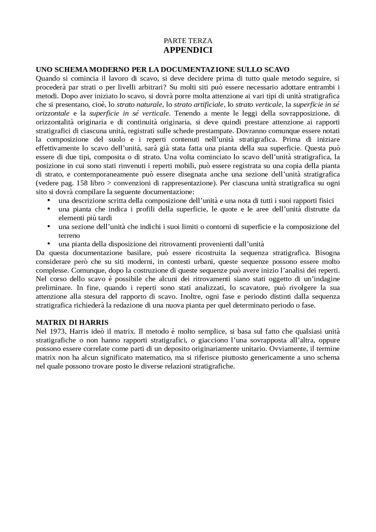 Metodo Matrix Di Harris Metodologia Docsity