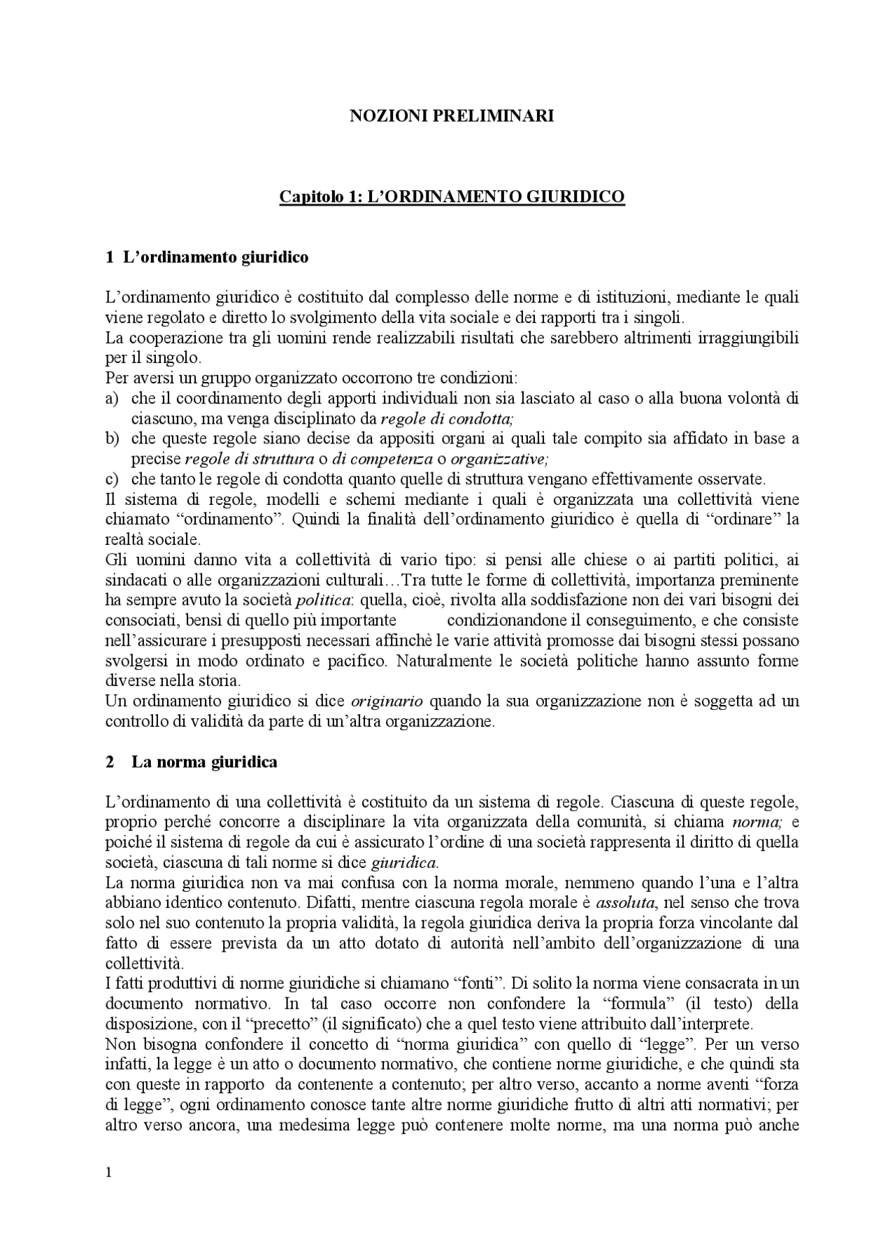 Riassunto Di Diritto Privato Docsity