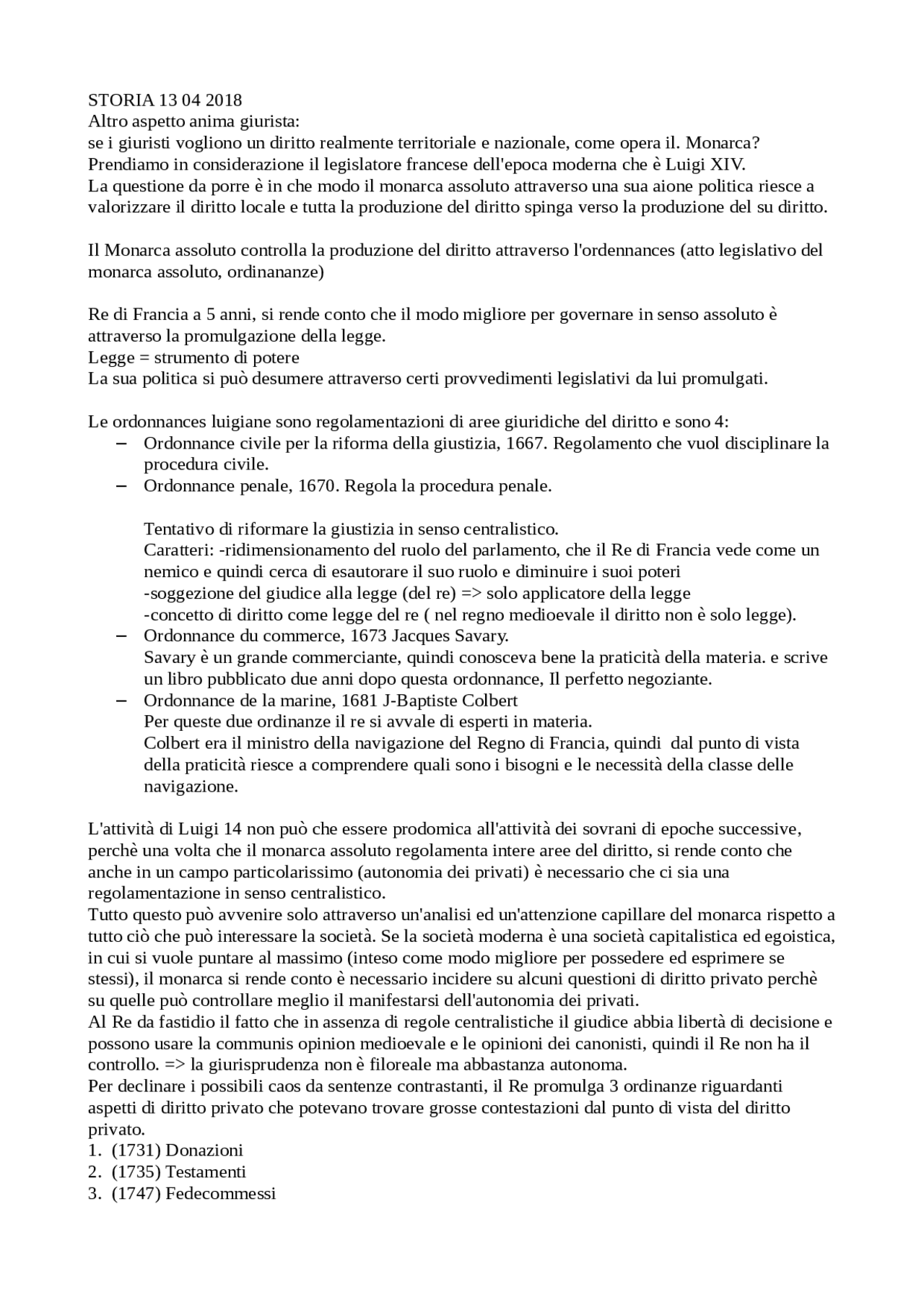 Sbobine Storia Del Diritto Medioevale E Moderno Lezione 14 Docsity